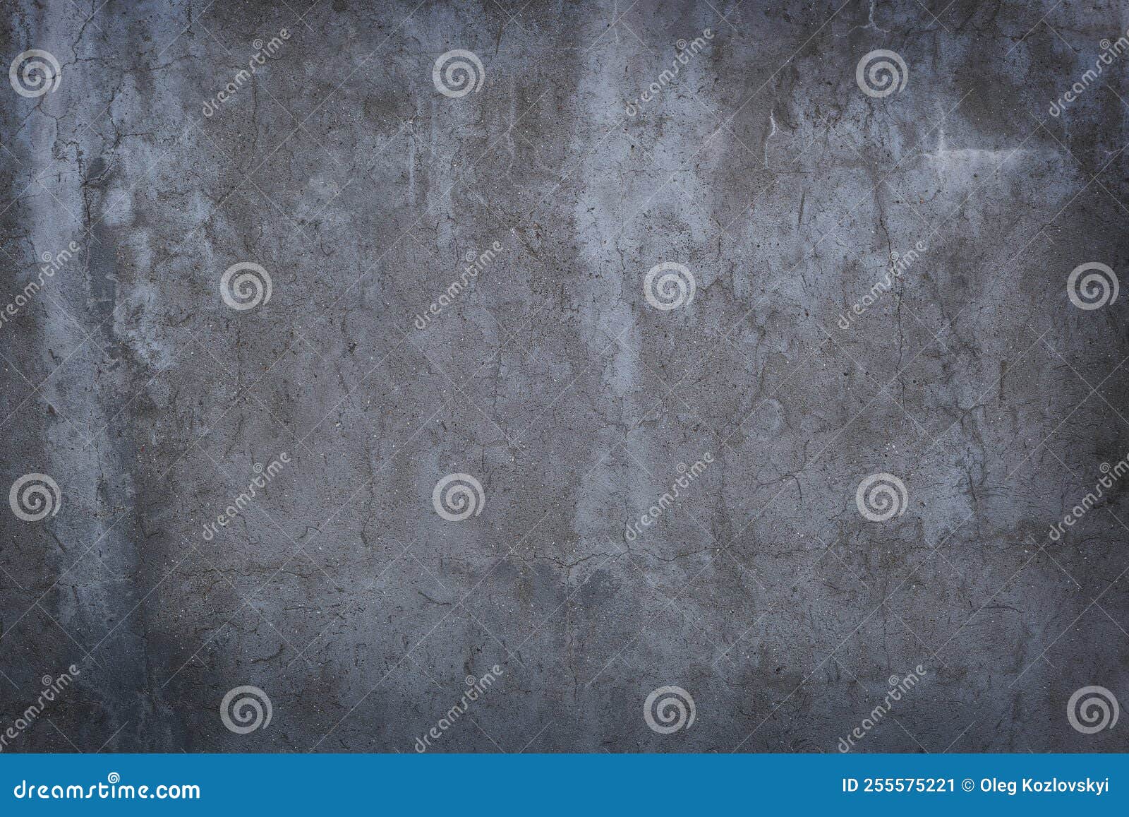 Texture of Concrete with Small Cracks and Vignetting Stock Image ...