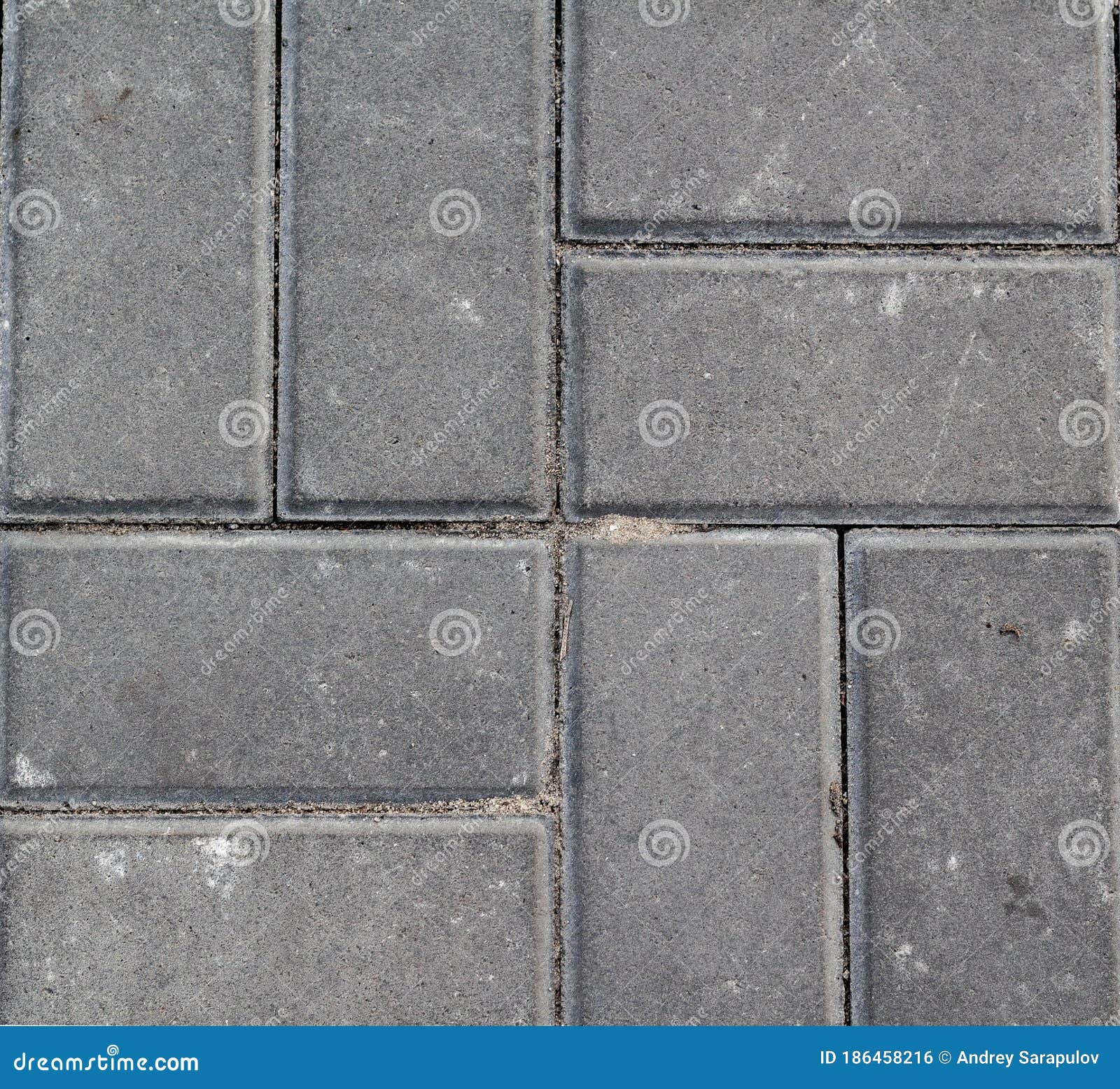 Texture of Concrete Tile Gray Paving on the Street 1:1 Stock Photo ...