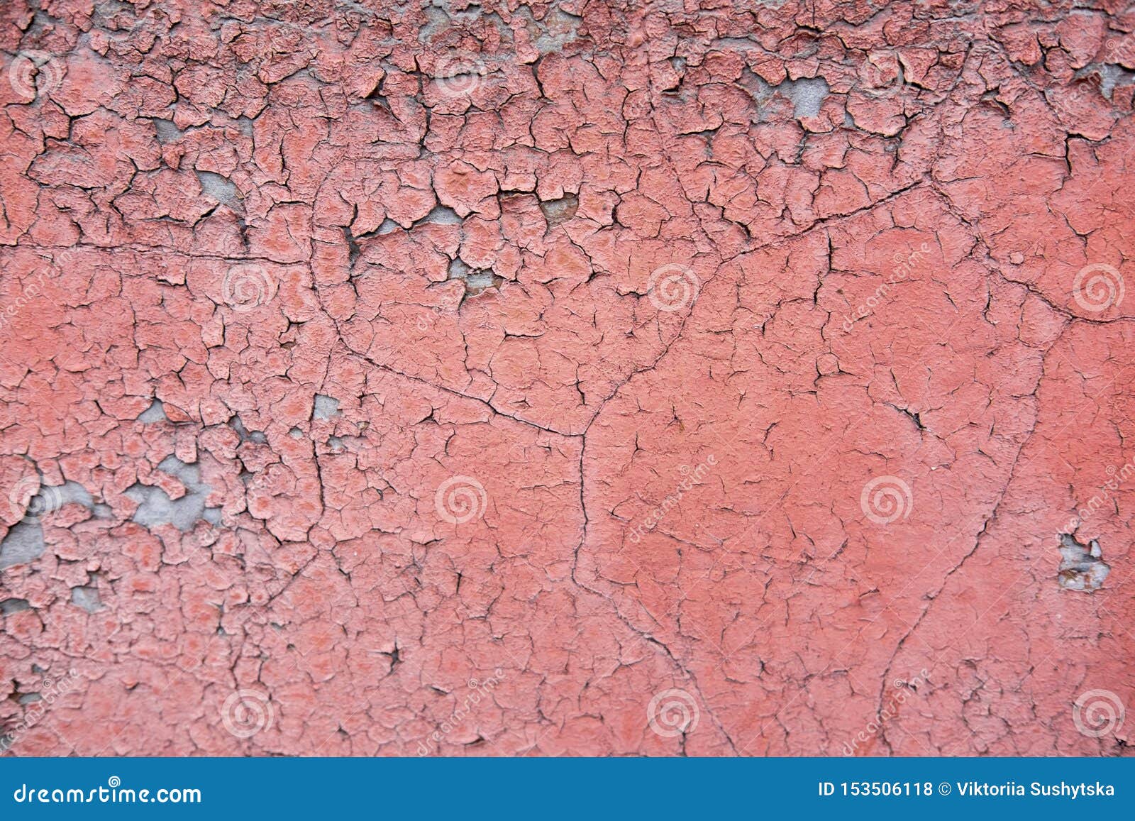 Texture of a Concrete Wall with Cracked Paint. Texture of a Crumbling ...