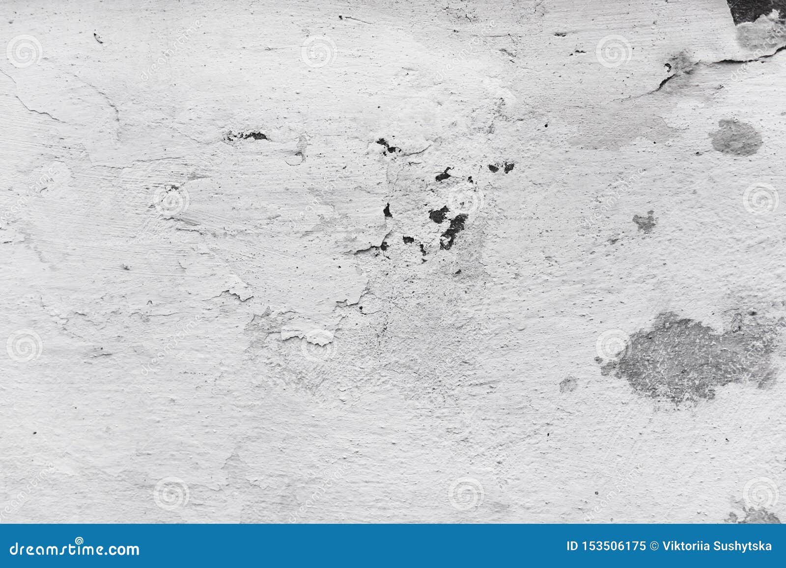 Texture of a Concrete Wall with Cracked Paint. Texture of a Crumbling ...