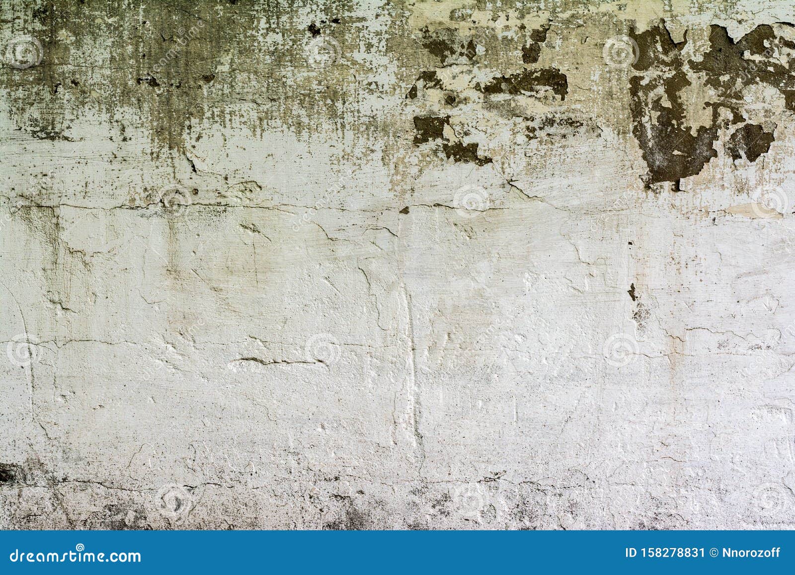 Texture Concrete Wall with Destroyed Plaster Layer and Paint, Shadow ...