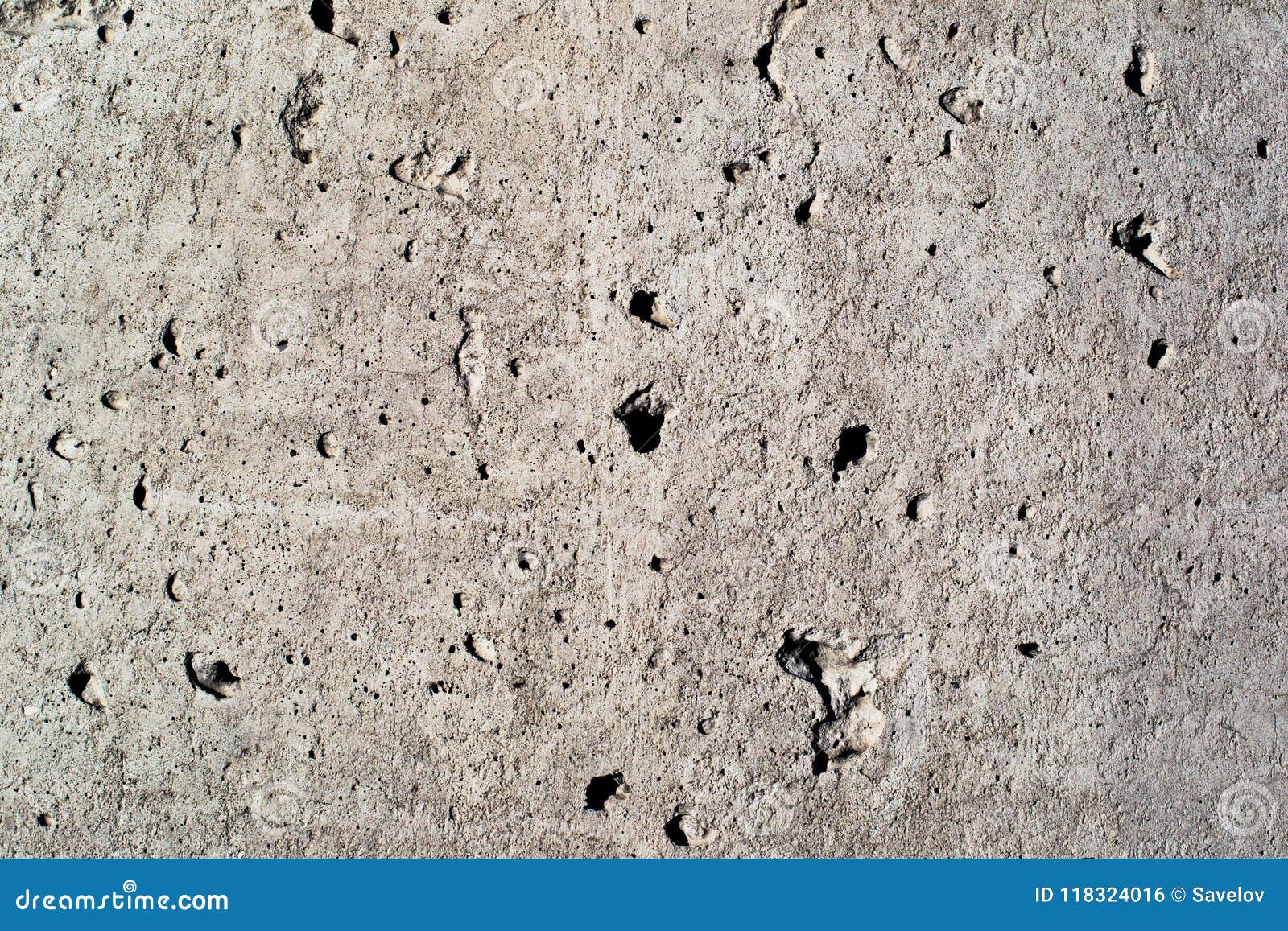 Texture of a Concrete Wall with Holes Stock Photo - Image of space ...