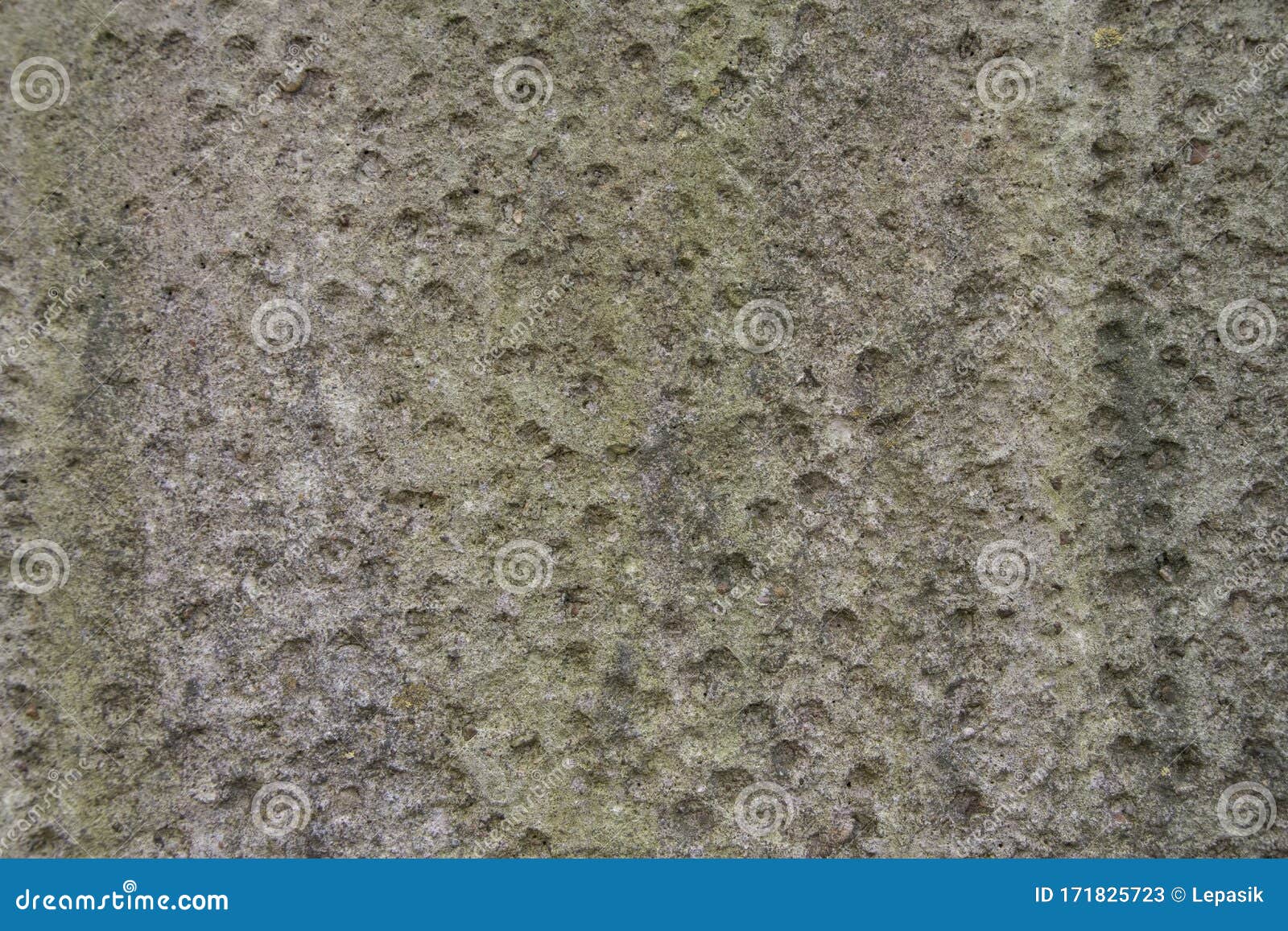 The Texture of a Concrete Wall, Unevenly Plastered, Spots from Dampness ...