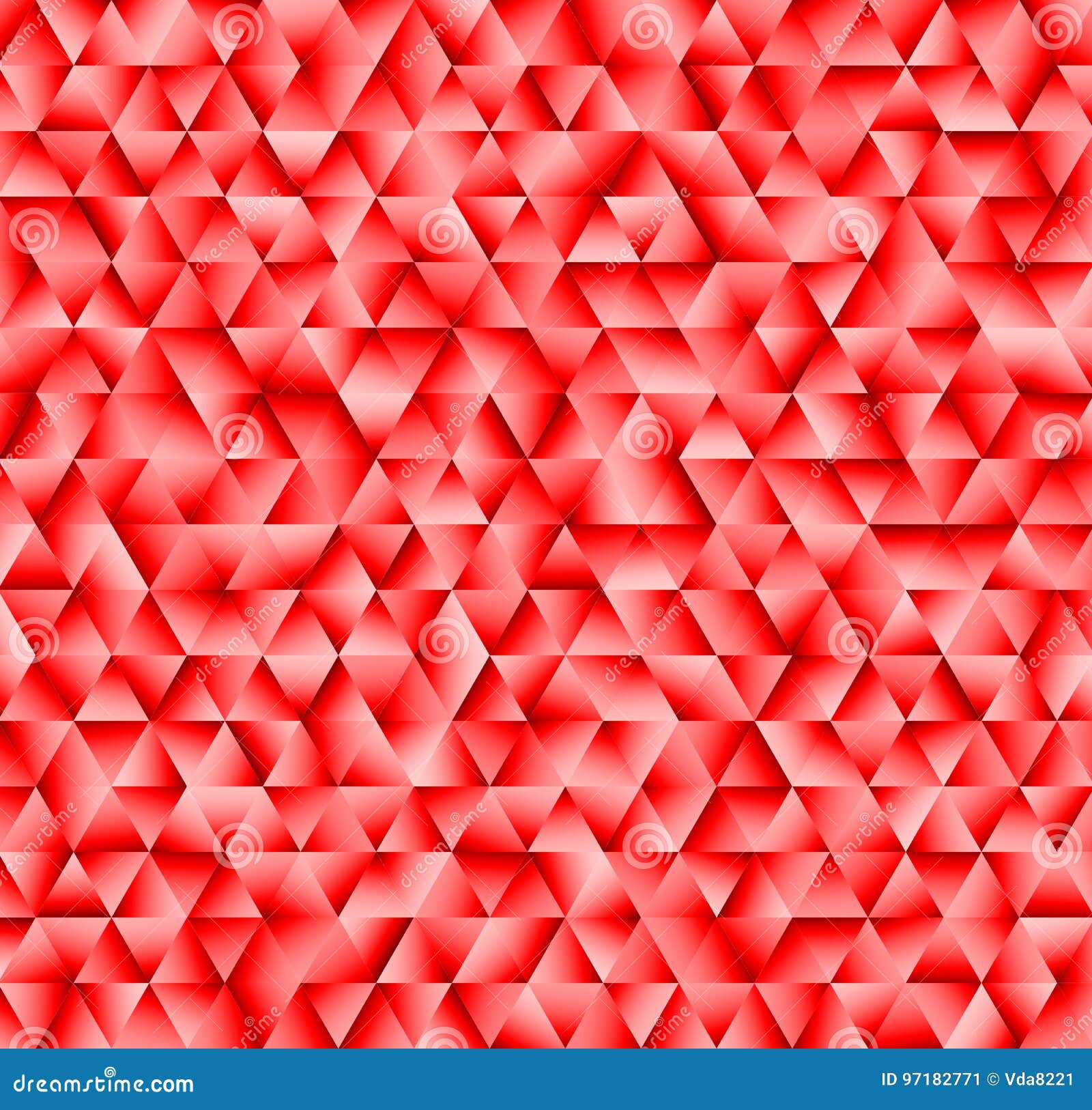 Texture Consisting of Red Triangles.Abstract Vector Background.Template ...