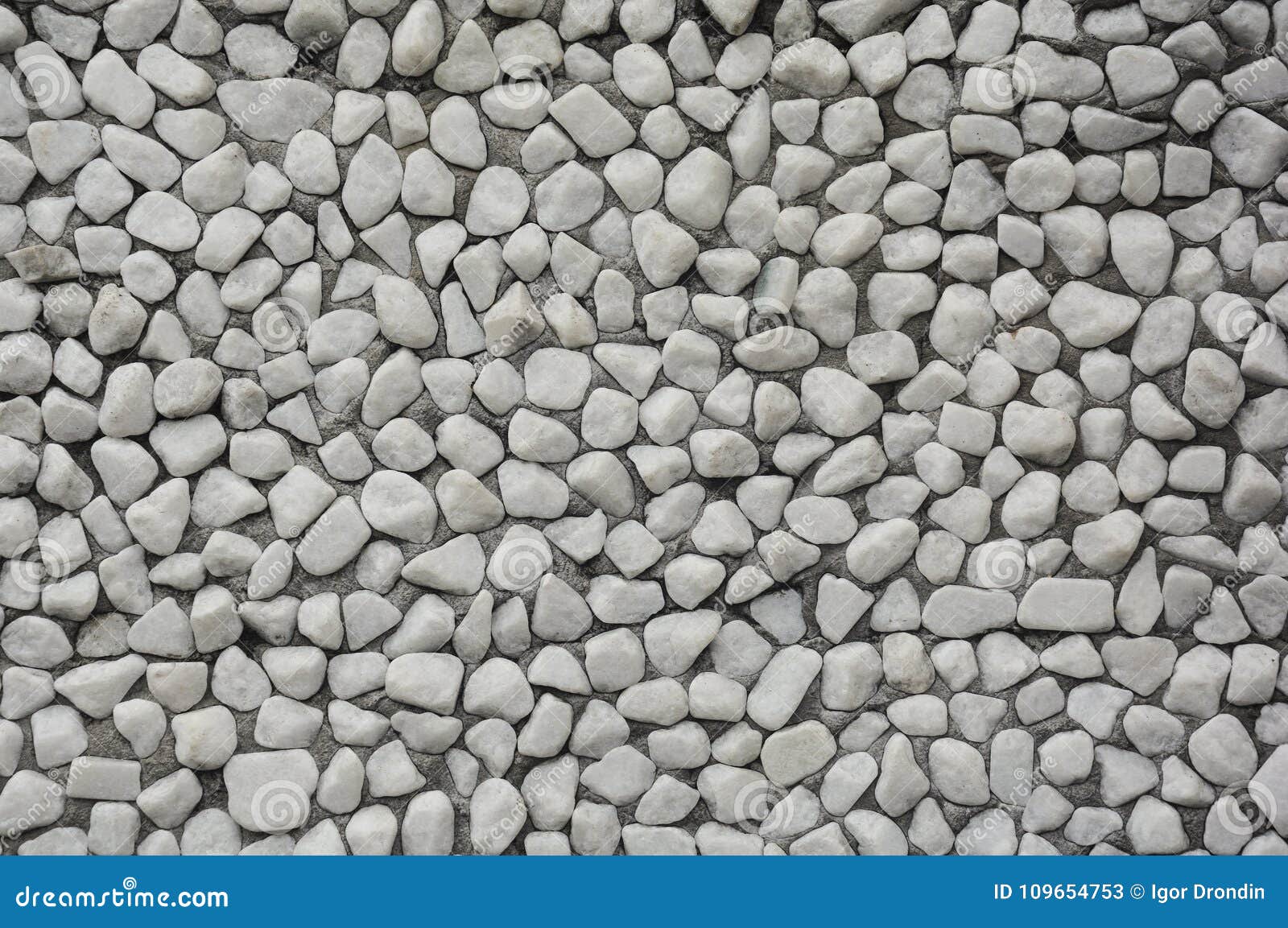 Stone WallTexture Consisting of Small Pebbles Embedded in Cement ...