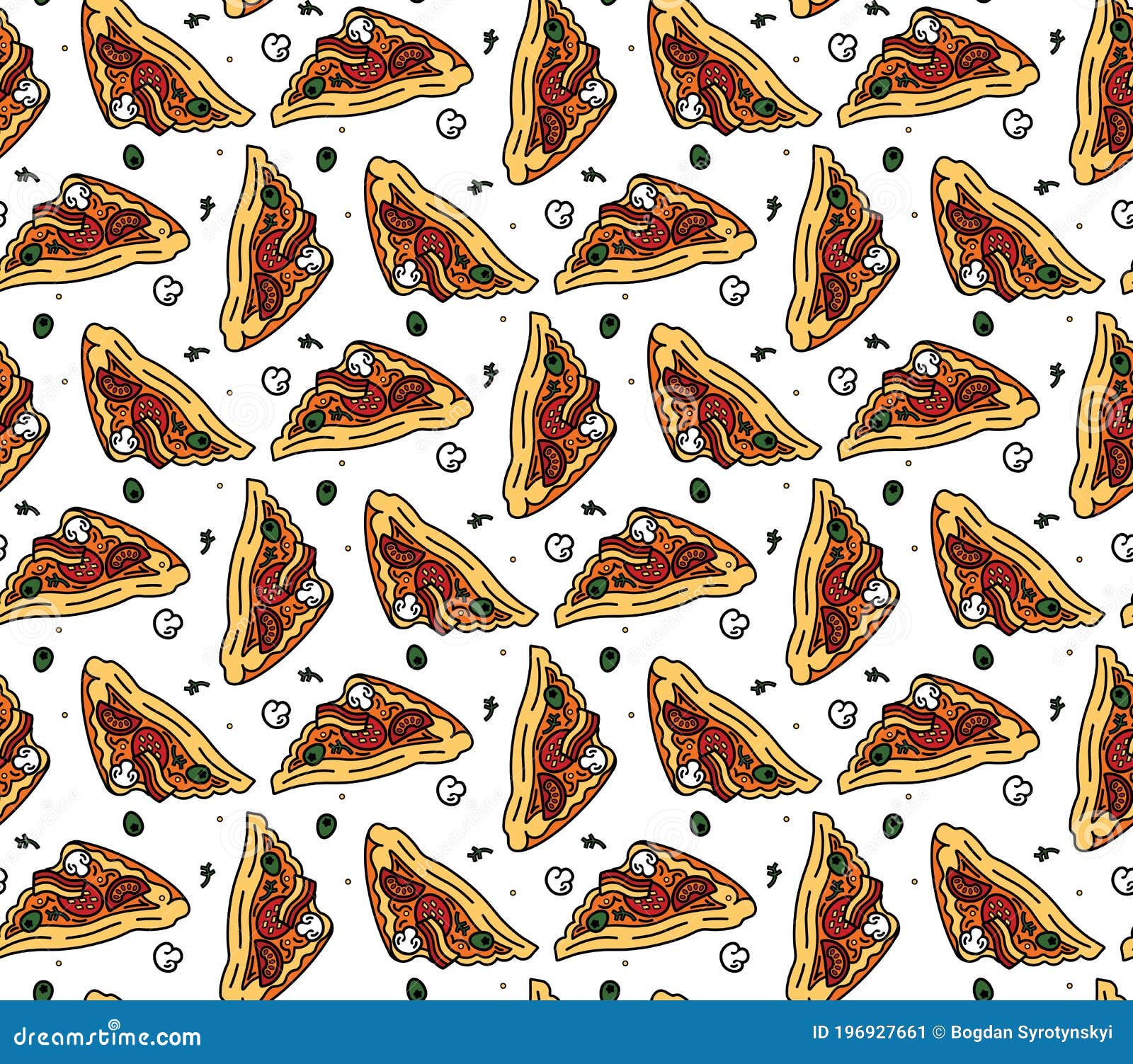 Pizza_icon_texture stock vector. Illustration of textile - 196927661