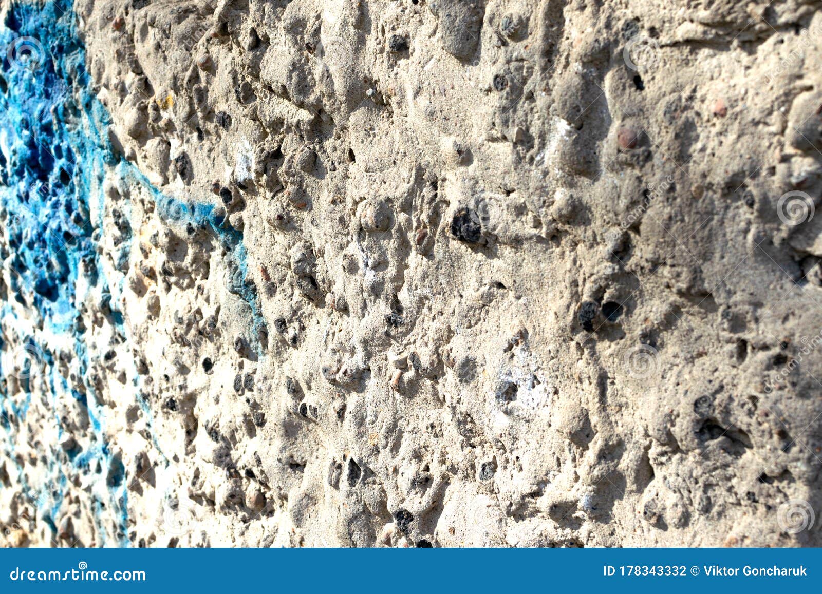 Texture of convex plaster. stock photo. Image of gray - 178343332