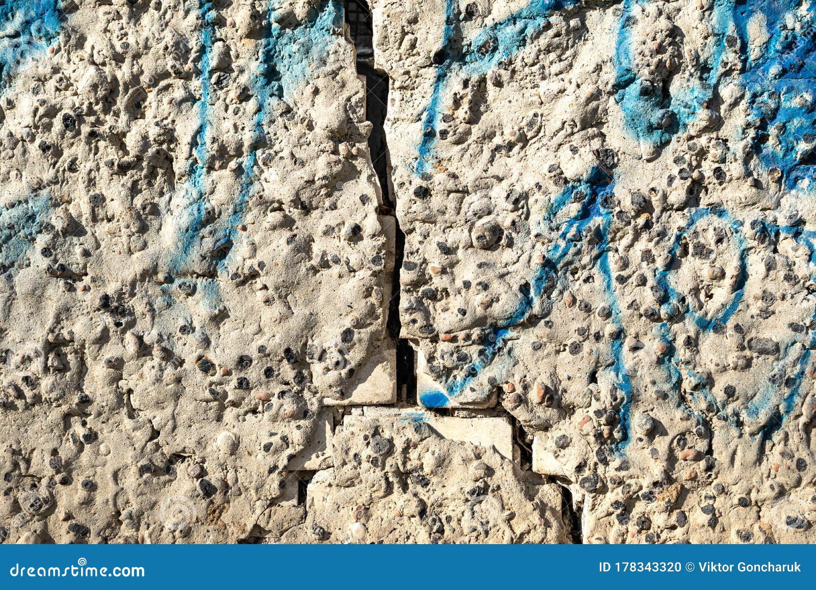 Texture of convex plaster. stock photo. Image of interior - 178343320