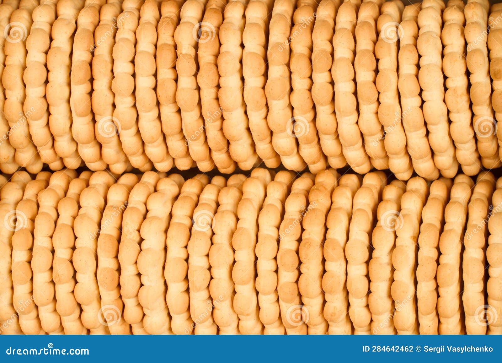 The Texture of the Cookies is Side View. Stock Photo - Image of group ...