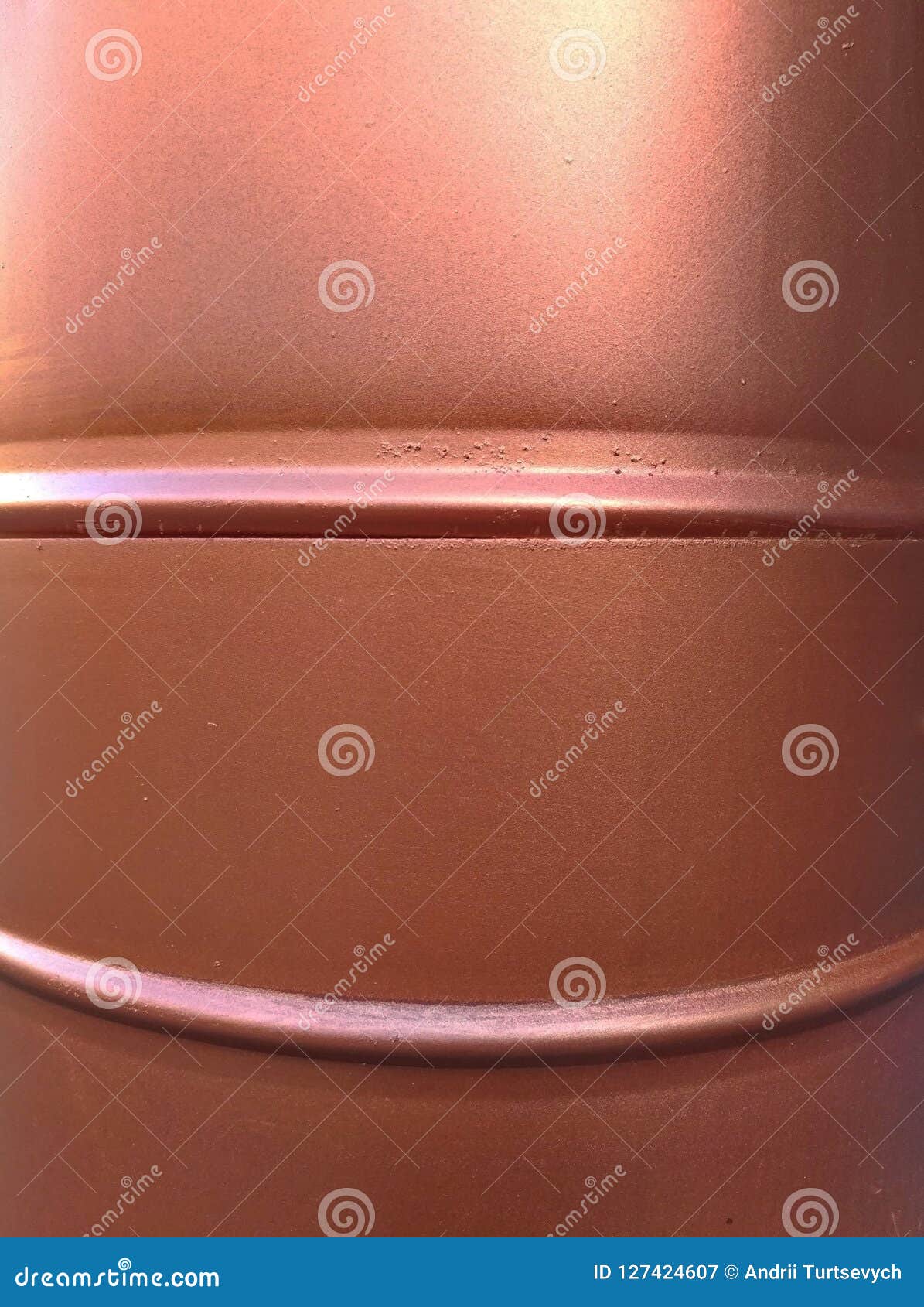 The Texture of the Copper Pipe with a Glare Stock Image - Image of ...