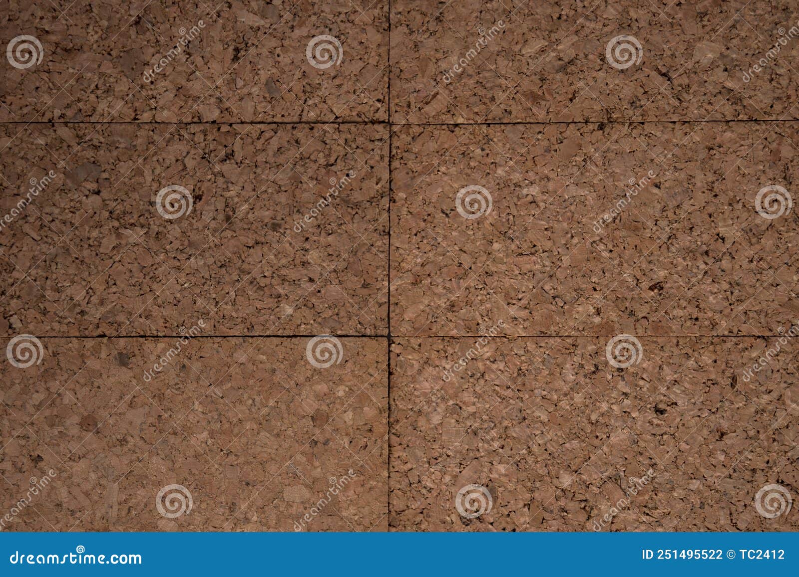Texture of a cork lining stock photo. Image of construction - 251495522