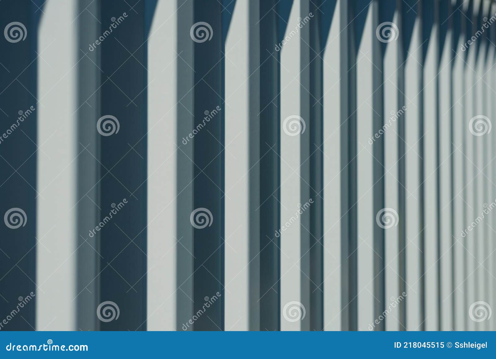 The Texture of the Corrugated Metal Fence in Perspective Stock Image ...