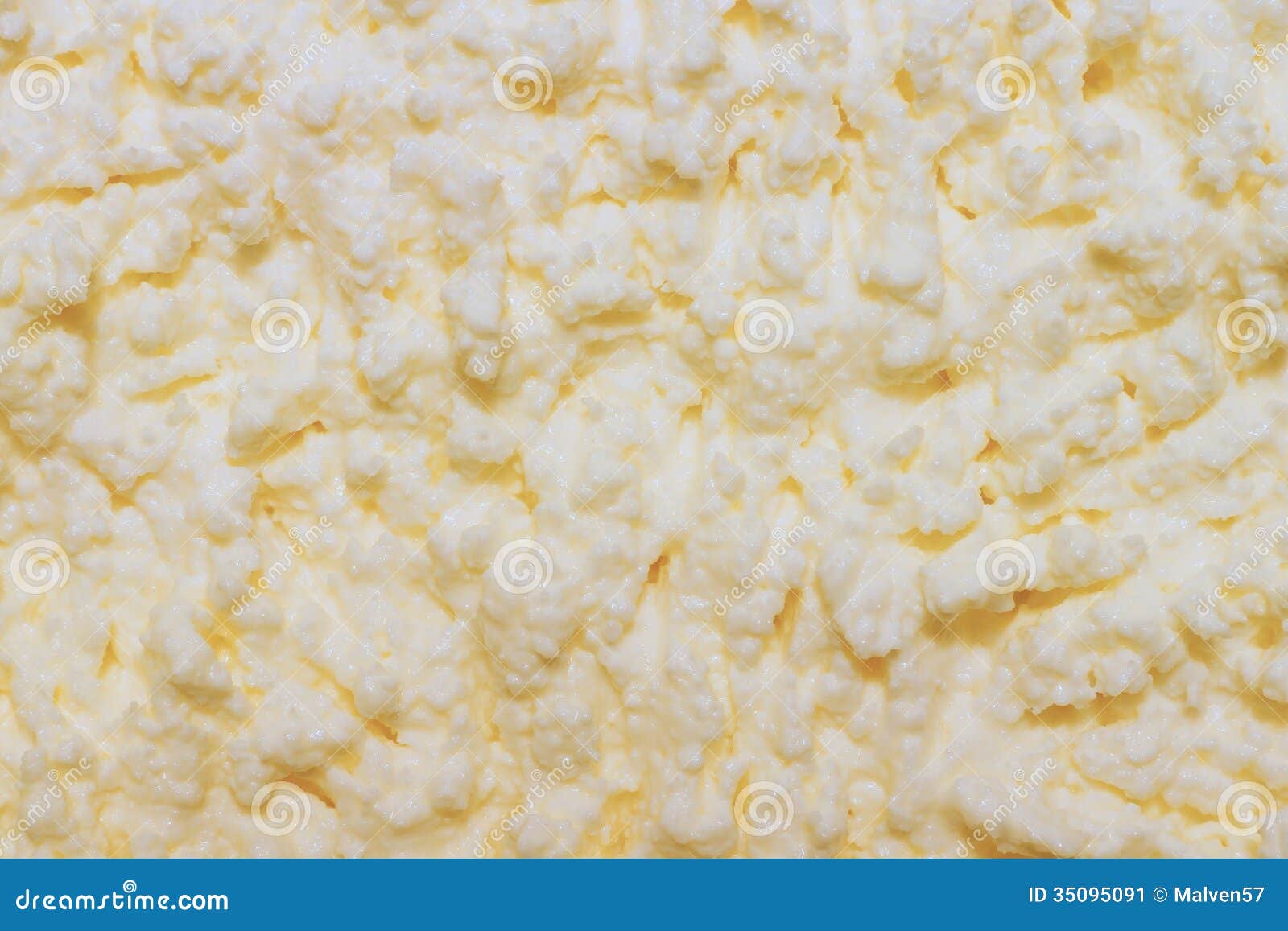 Texture of a Cottage Cheese Surface Stock Image - Image of porous ...