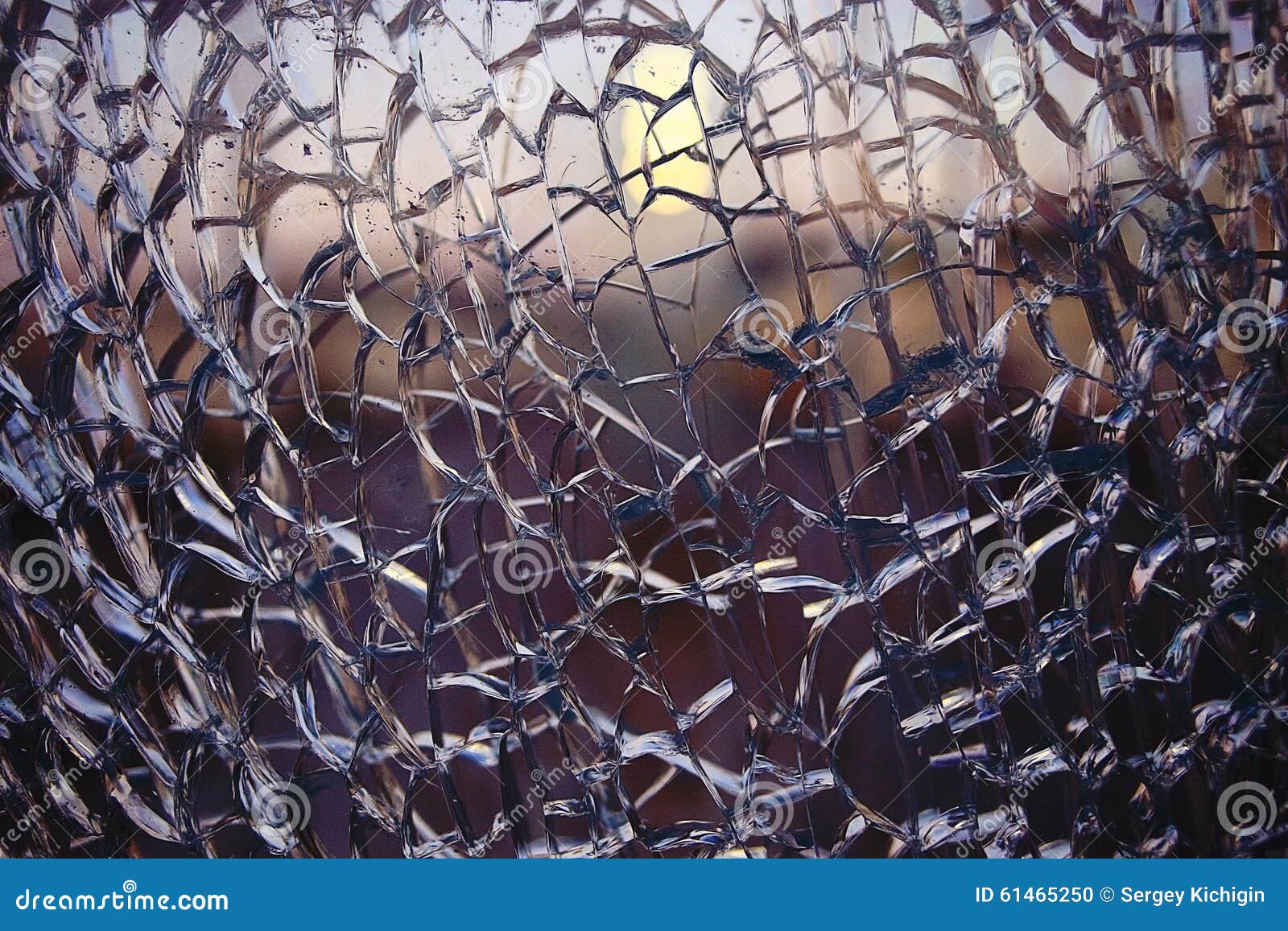 Texture Cracked Fractured Glass Stock Photo - Image of hole, abstract ...