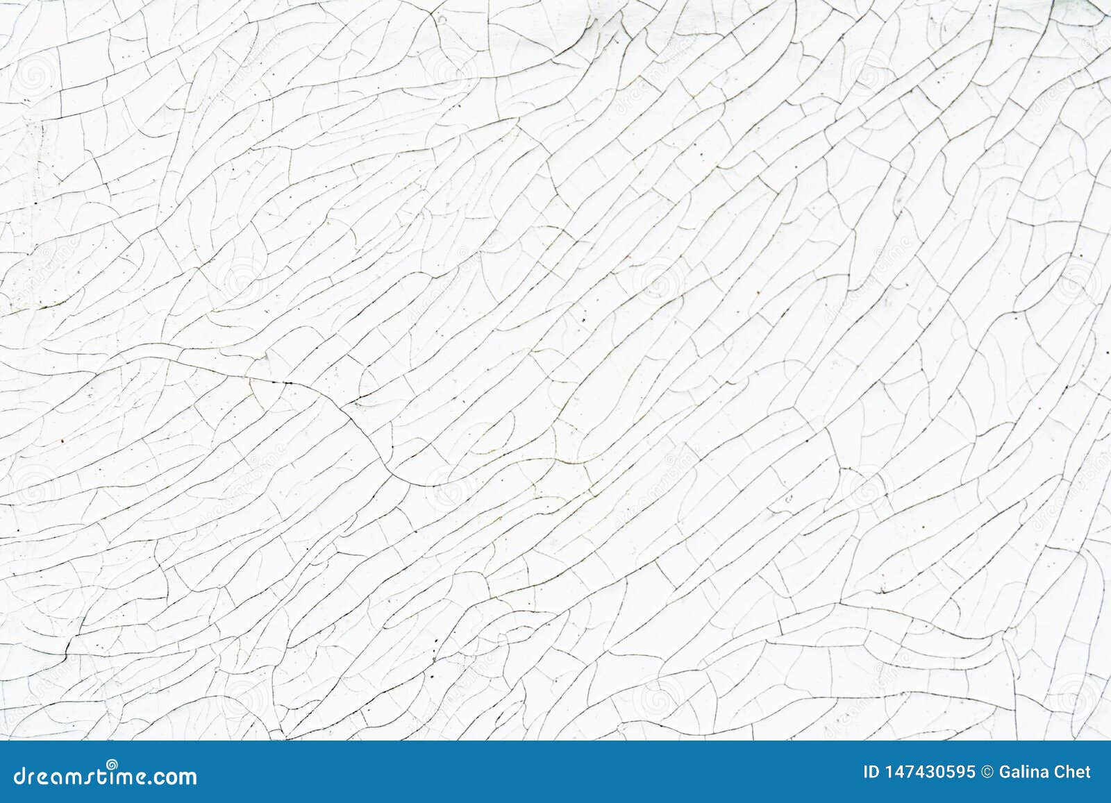 The Texture of the Cracked Old White Paint Stock Image - Image of ...
