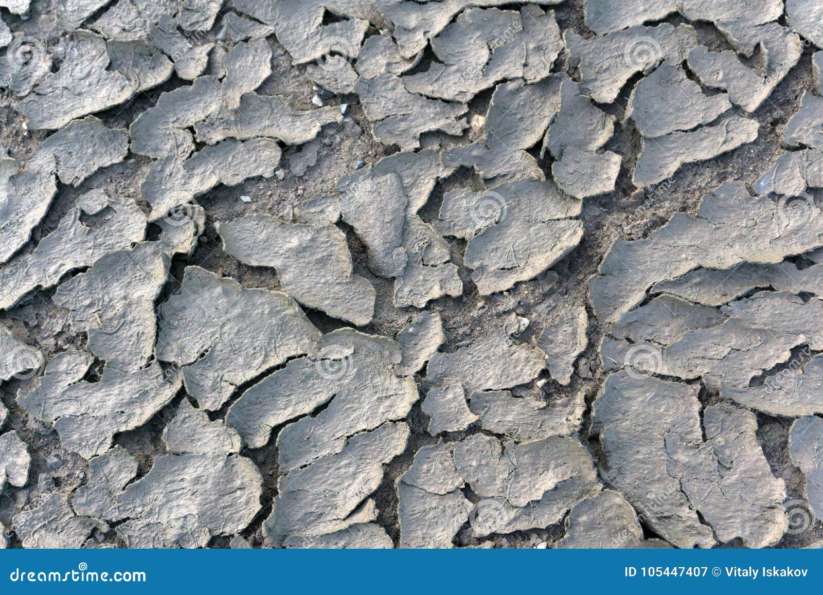 Texture of the Crackled Red Clay in the Desert Stock Image - Image of ...