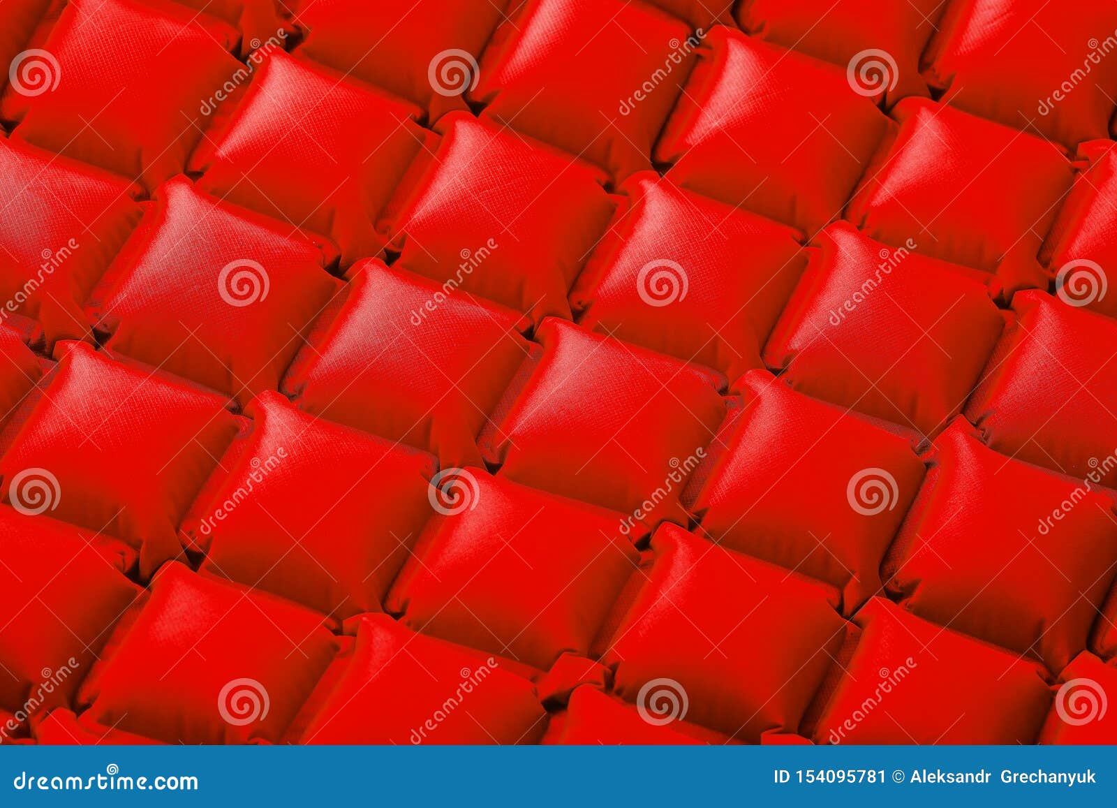 The Texture of the Cranes Inflatable Travel Mat, Repeating Sections and ...