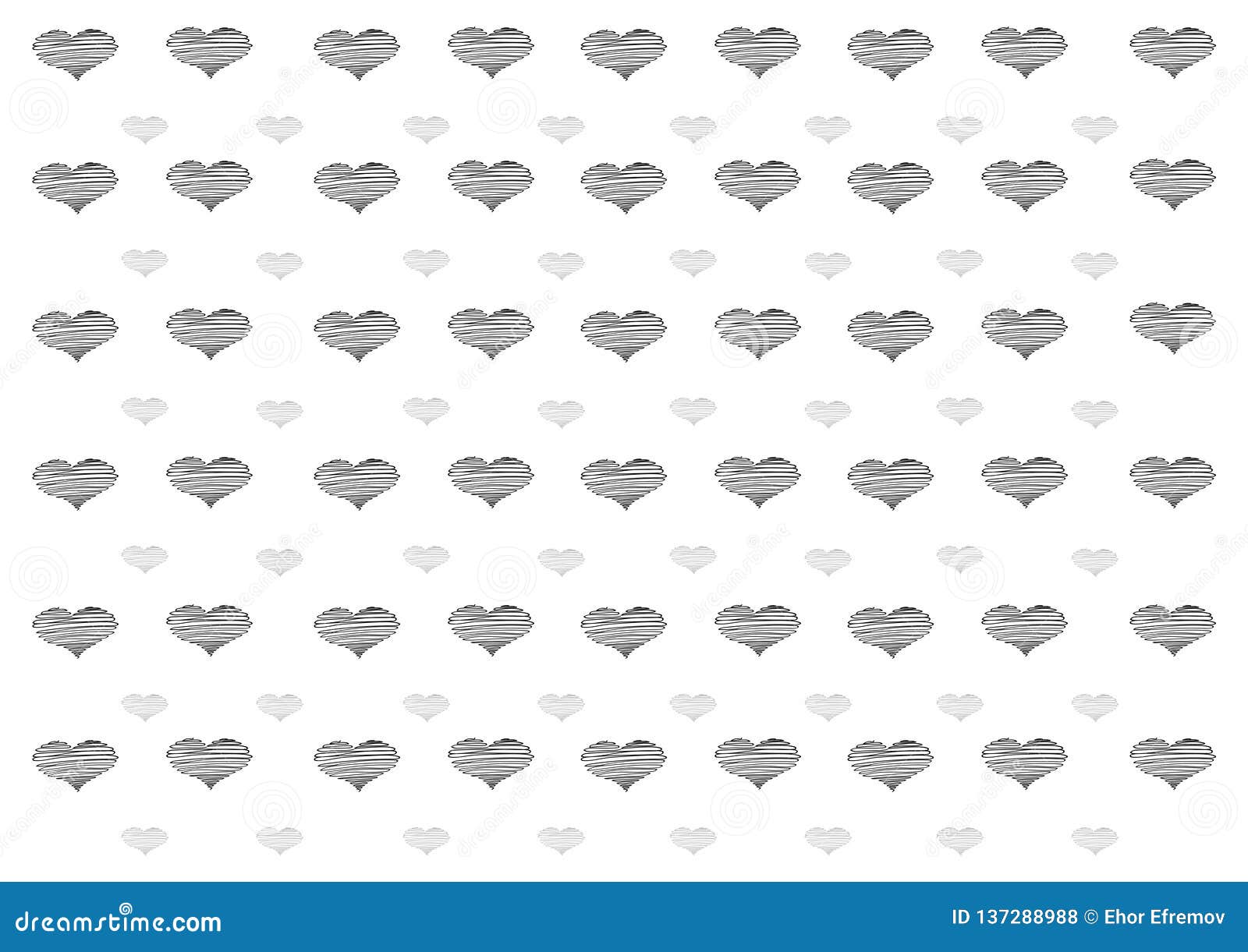 The Texture is Created from a Linear Heart. Stock Vector - Illustration ...