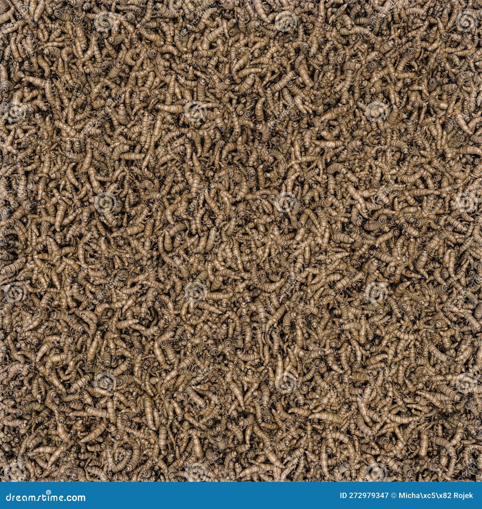 Texture With Cricket Larvae Royalty-Free Illustration | CartoonDealer ...