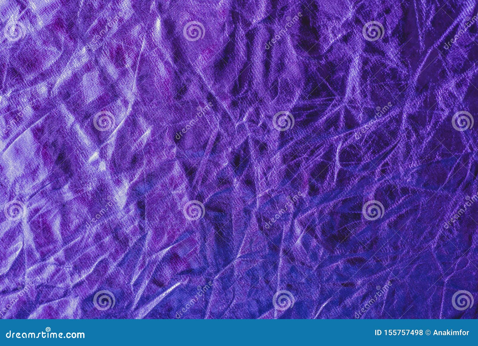 The Texture of the Crinkled Fabric in Neon Color. Stock Photo - Image ...