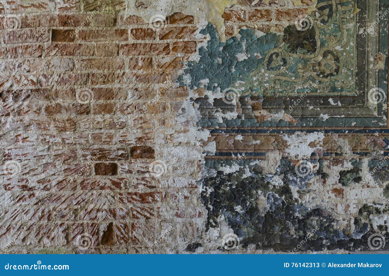Texture, crumbling fresco stock image. Image of fresco - 76142313
