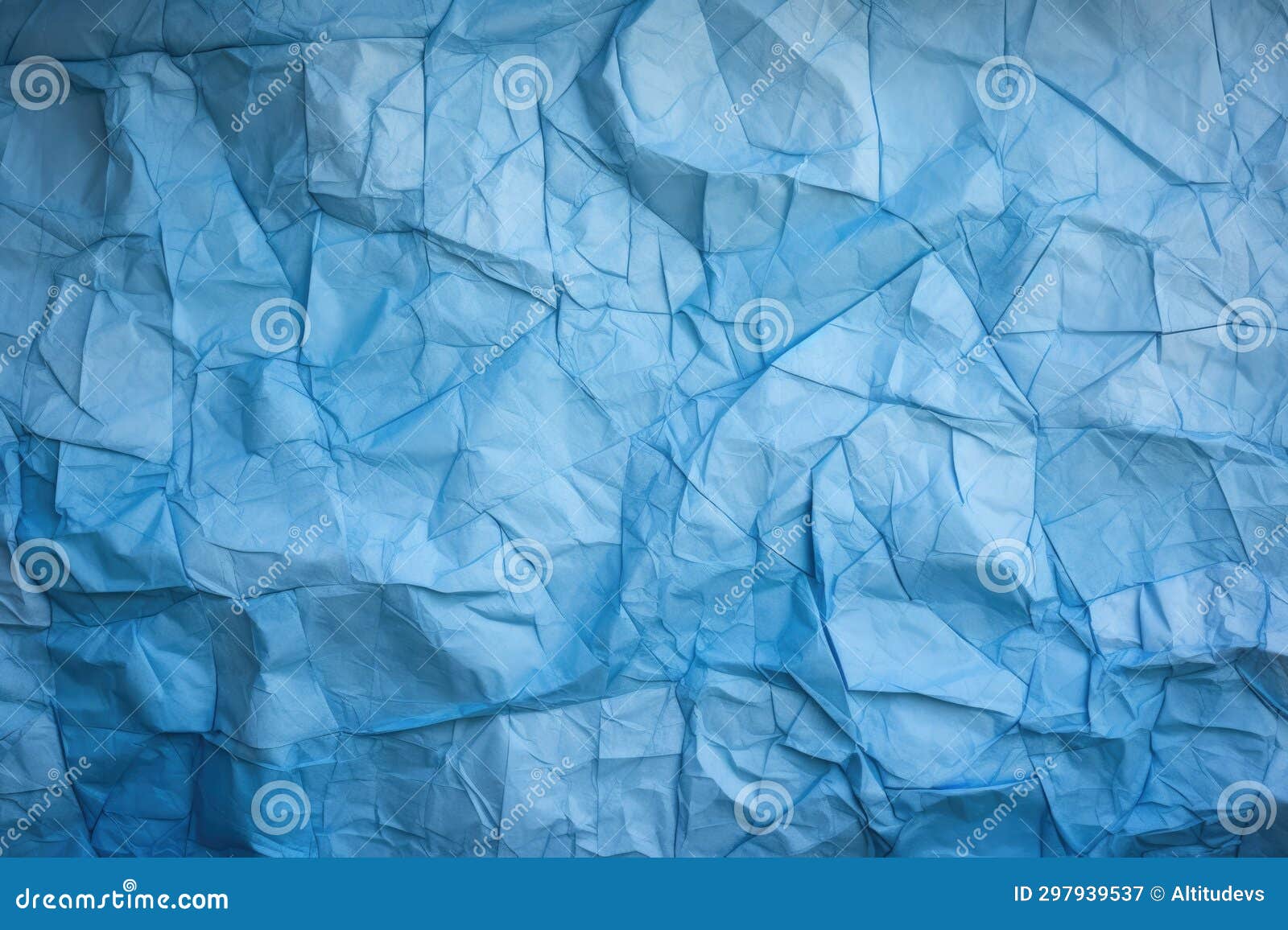 Texture of a Crumpled Blueprint Under Diffused Light Stock Image ...