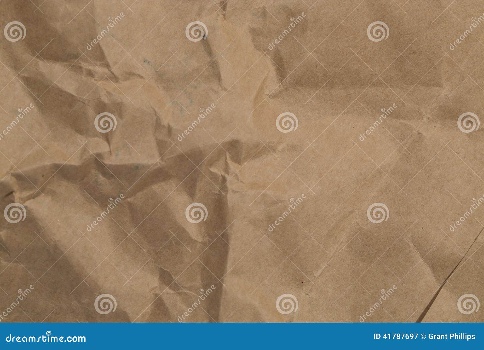 Texture Crumpled Brown Paper Bag Stock Image - Image of torn, textured ...