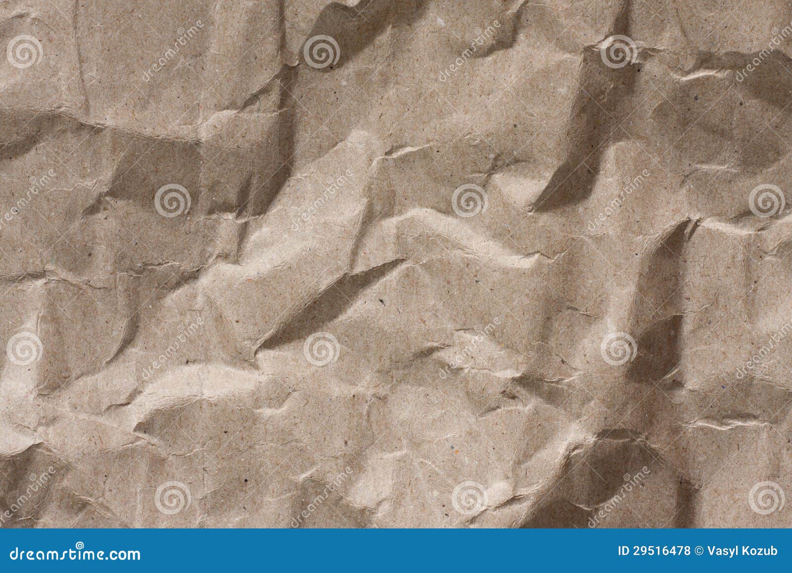 Texture of Crumpled Cardboard Stock Photo - Image of parchment, design ...