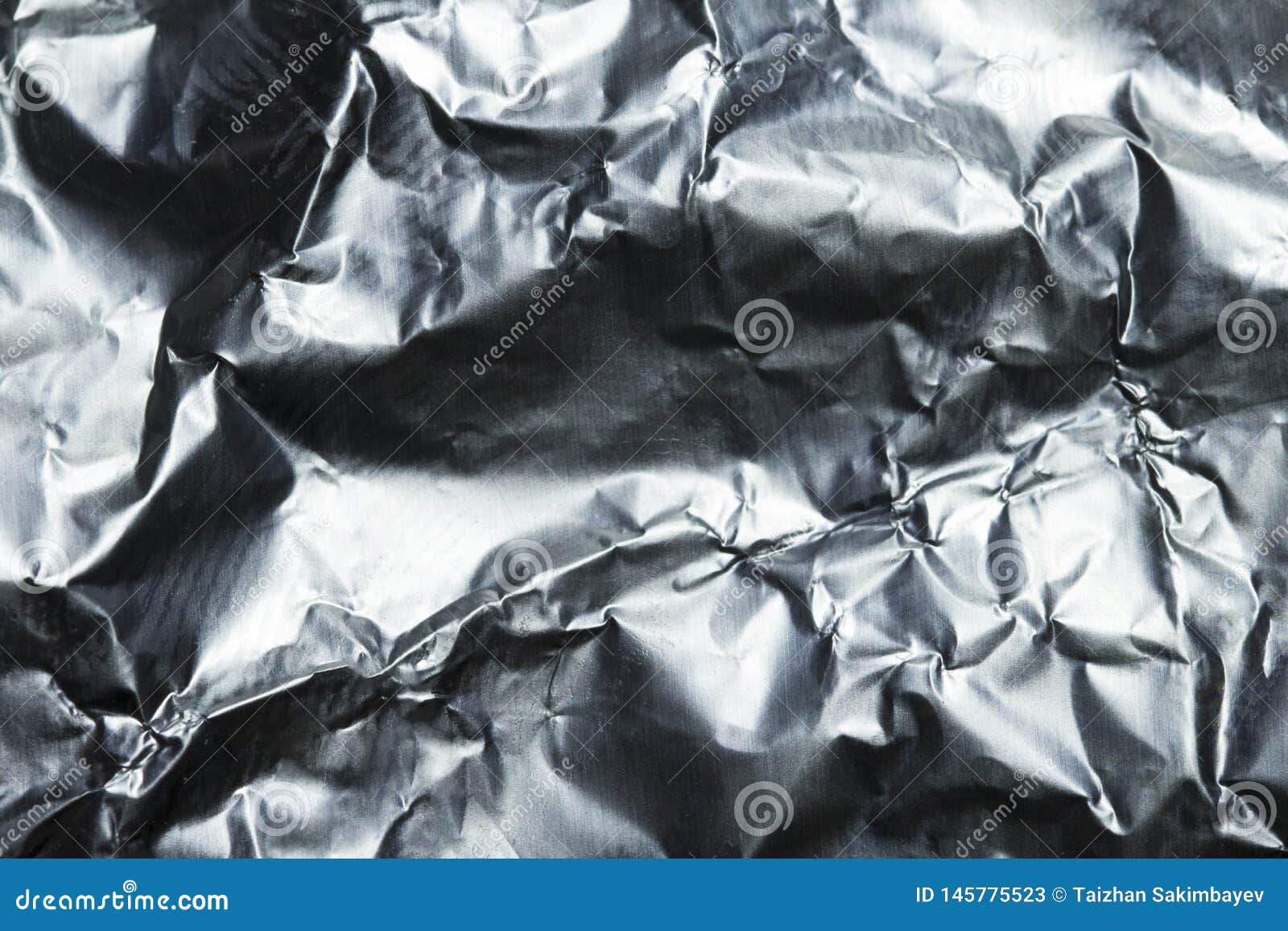 Texture of crumpled foil stock image. Image of material - 145775523