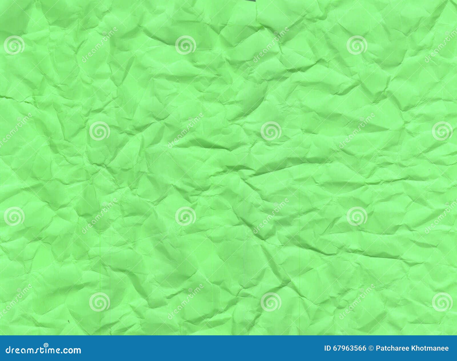 Texture of Crumpled Green Paper for Background Stock Photo - Image of ...
