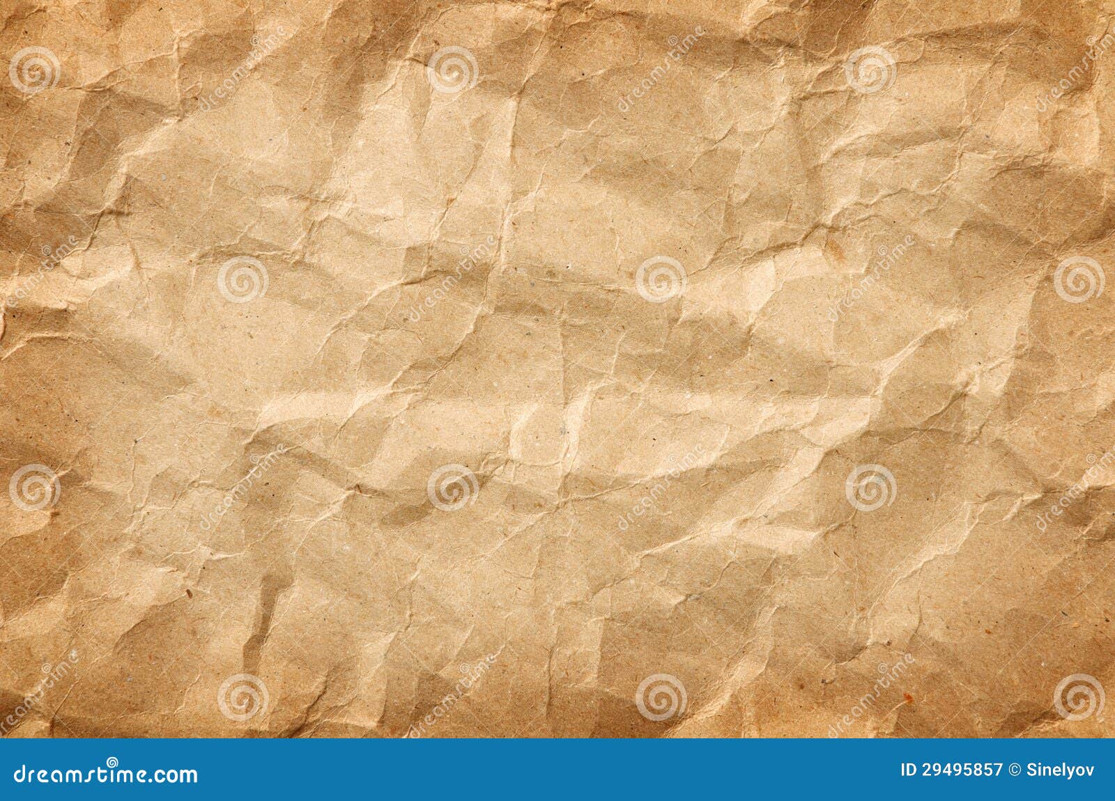 Texture of Crumpled Packaging Paper Stock Image - Image of backdrop ...