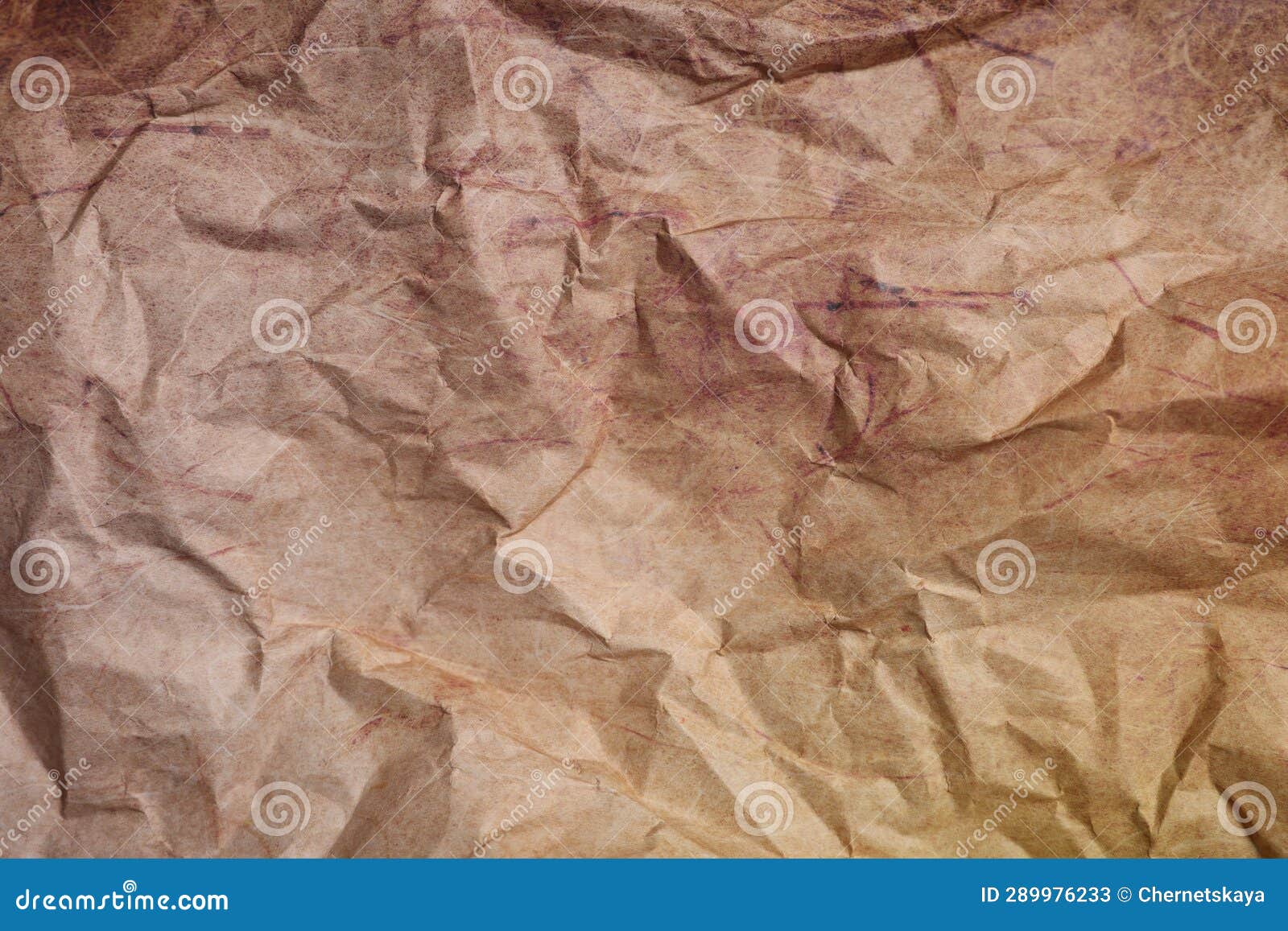 Texture of Crumpled Parchment Paper As Background, Top View Stock Image ...