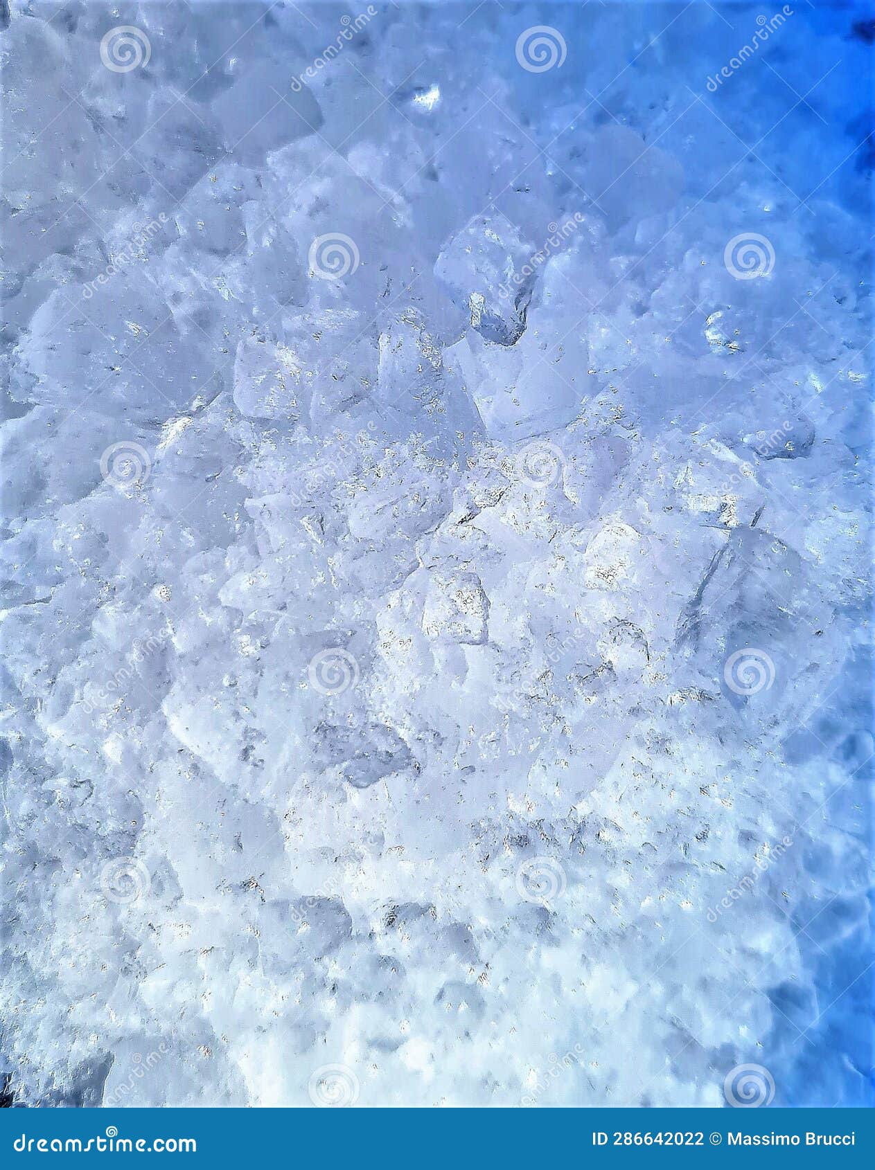 Texture of crushed ice stock photo. Image of freezing - 286642022