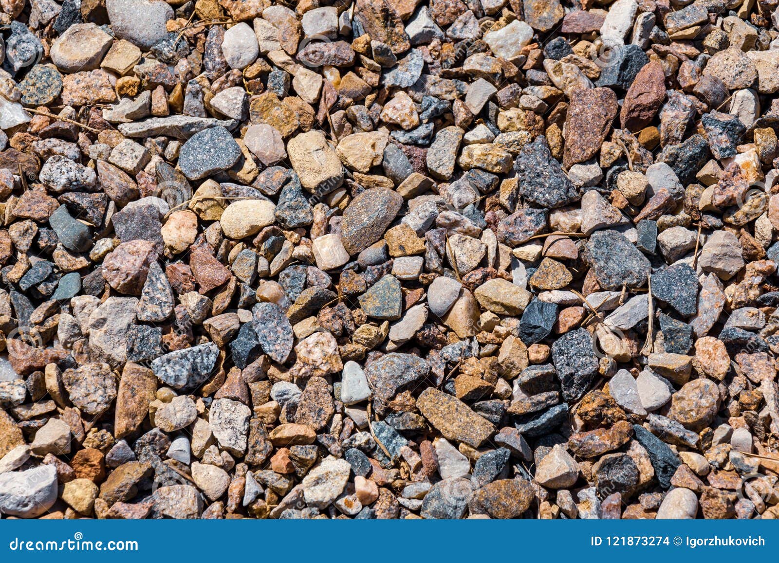 Texture of crushed stone stock photo. Image of granular - 121873274