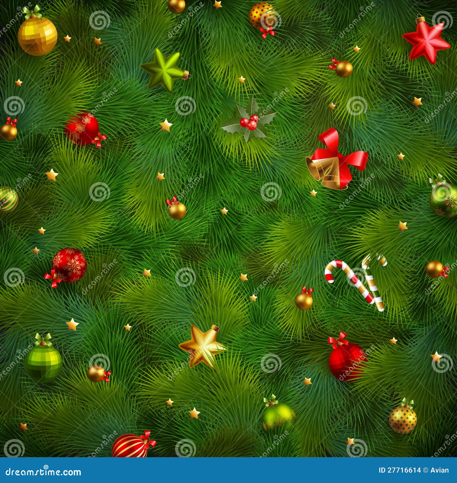 Texture D'arbre De Sapin De Noël Illustration de Vecteur - Illustration ...