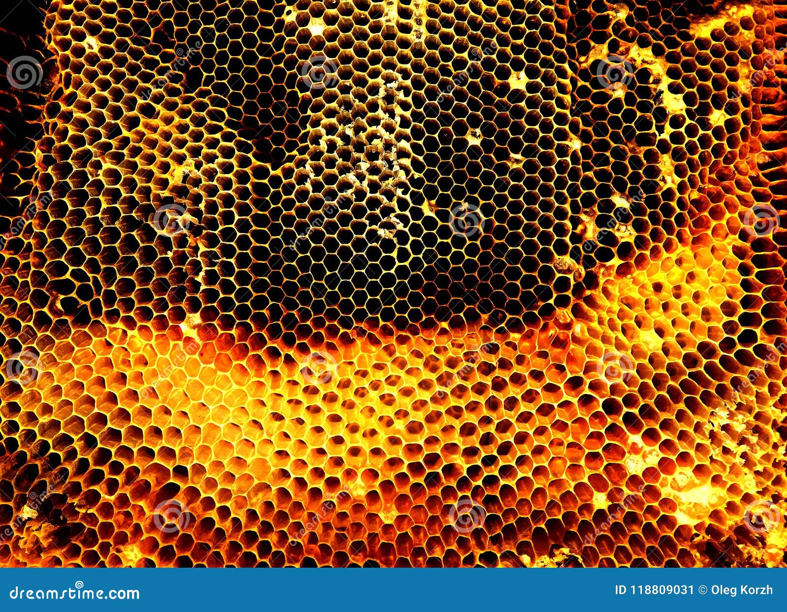 Texture D'hexagone De Fond, Nid D'abeilles De Cire Image stock - Image ...