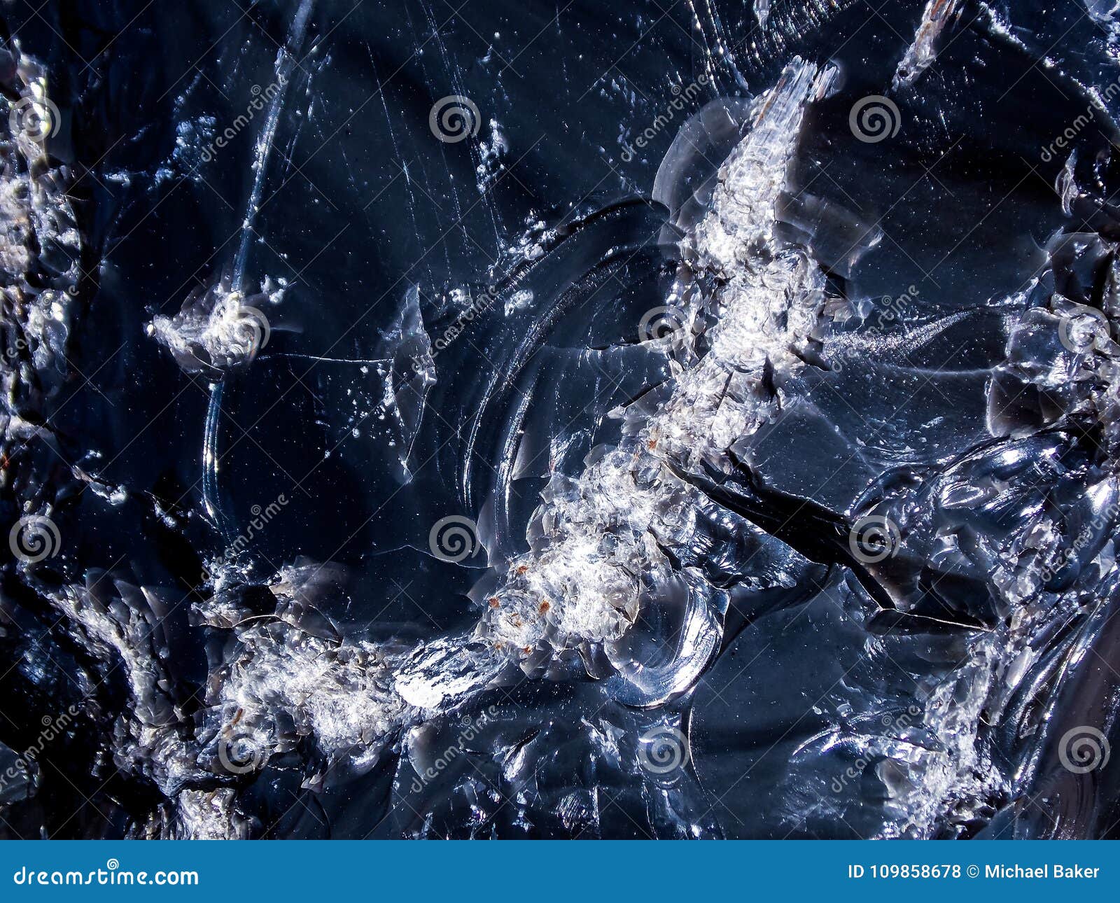 Texture d'obsidien photo stock. Image du fossile, obsidien - 109858678
