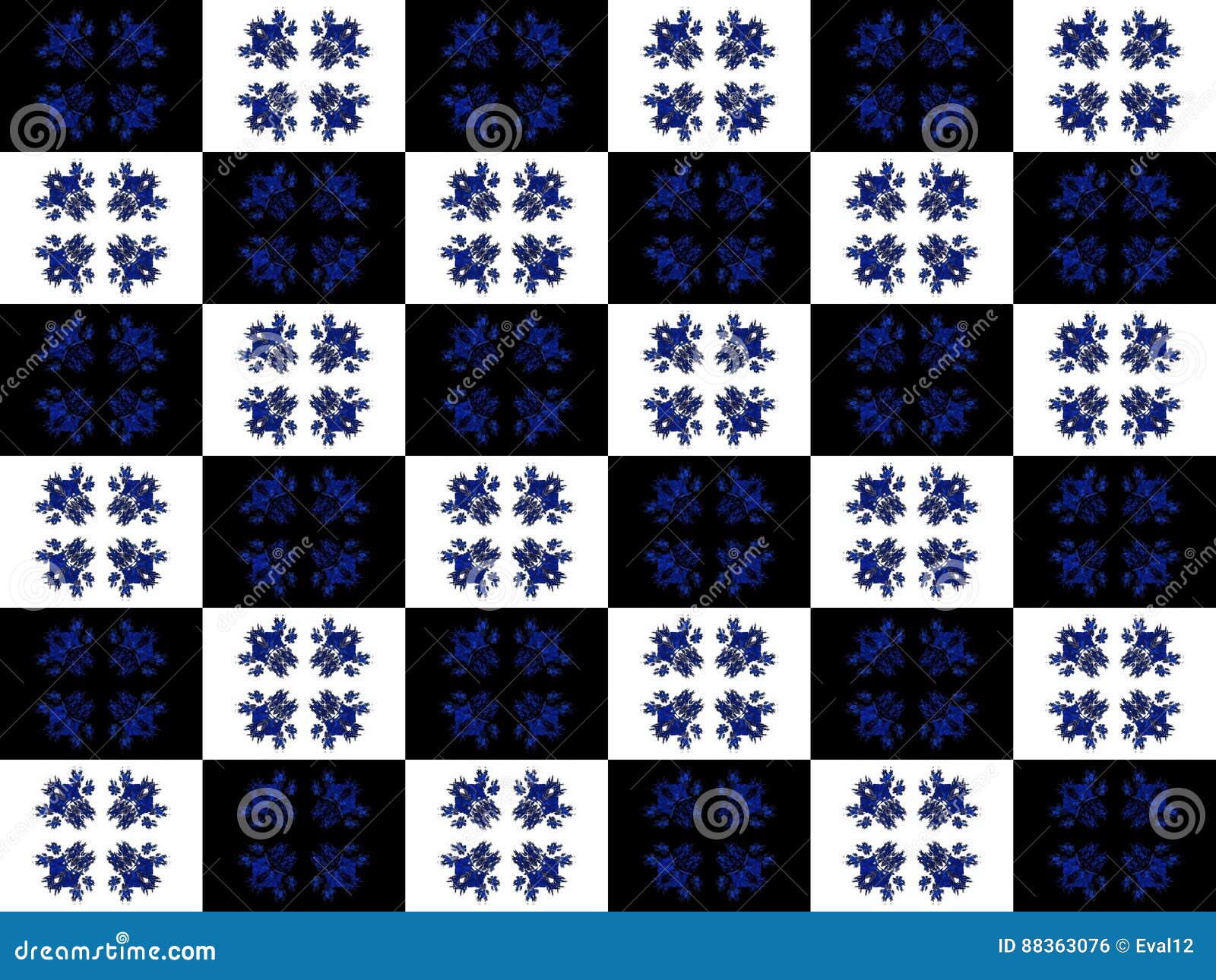 Texture with 3D Rendering Abstract Fractal Blue Pattern Stock ...