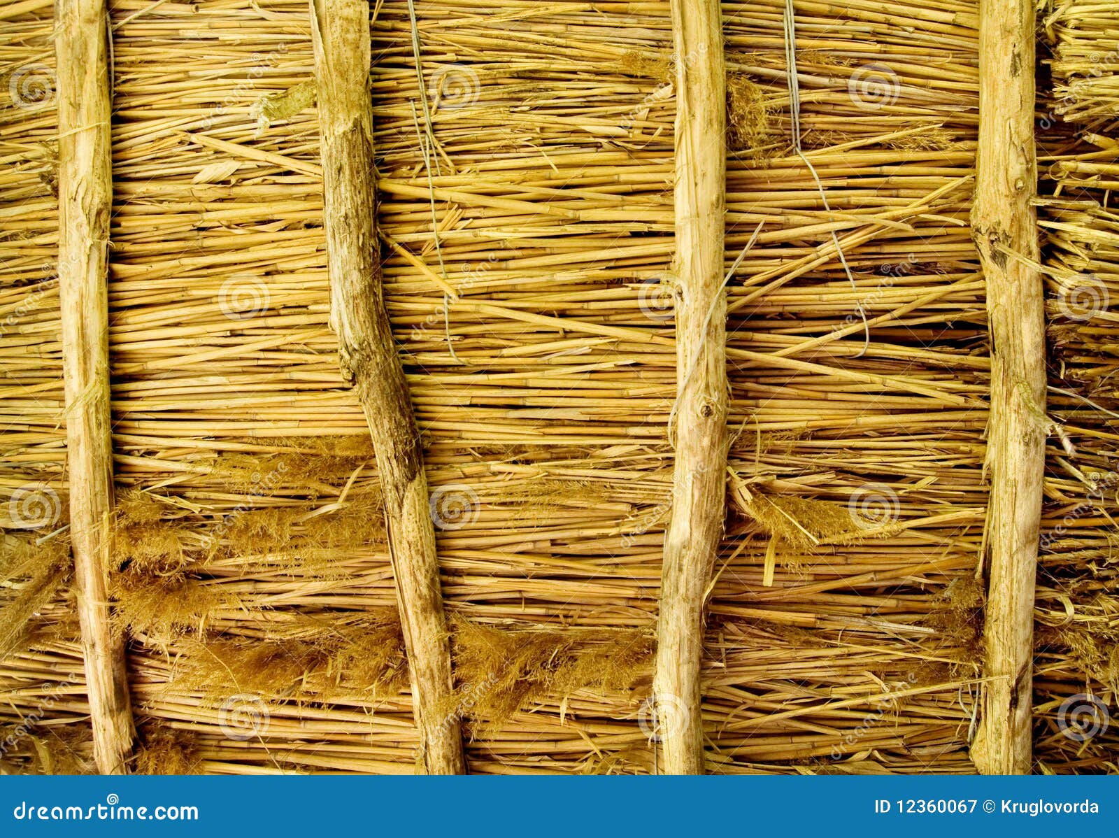 Texture D'un Toit Couvert De Chaume Image stock - Image du organique ...