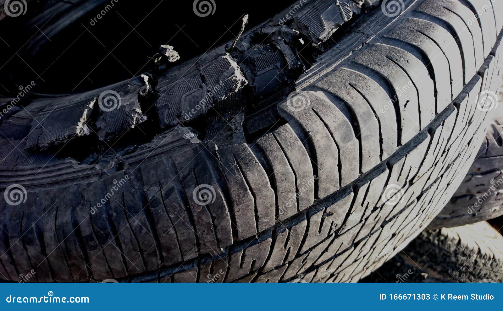 The Texture of the Damaged and Perforated Car Wheels Stock Image ...