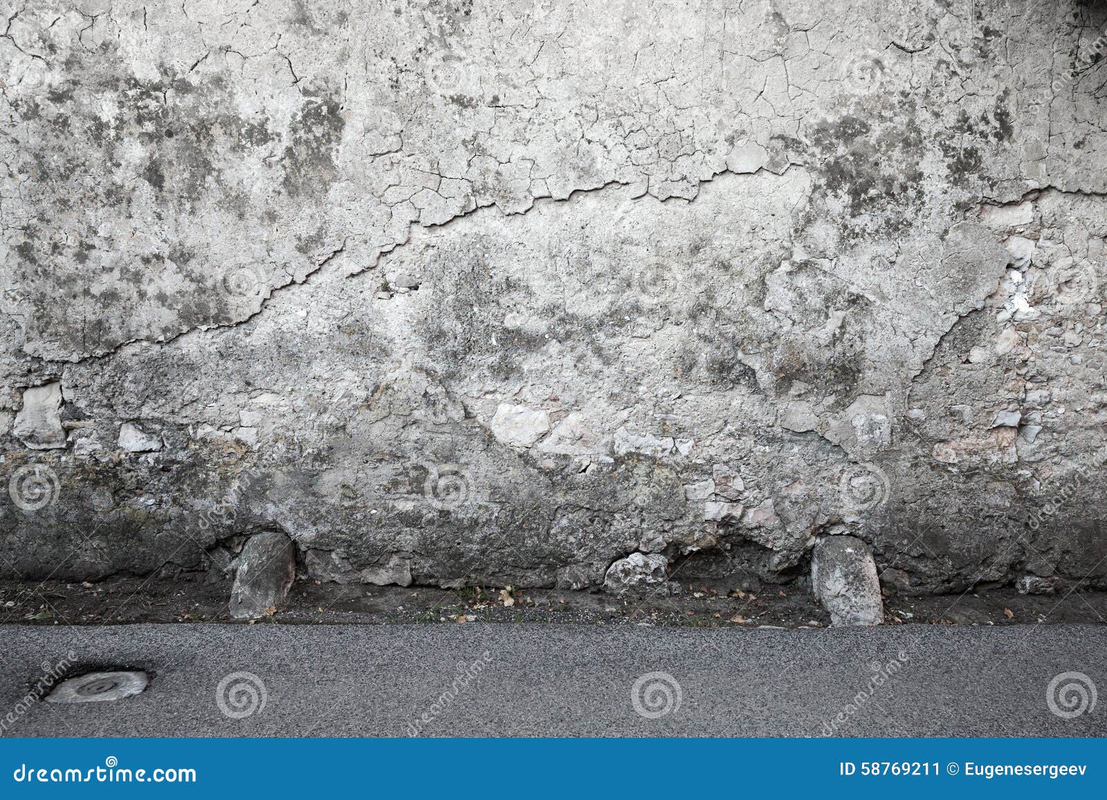 Texture with Dark Ancient Gray Stone Wall Stock Image - Image of ...