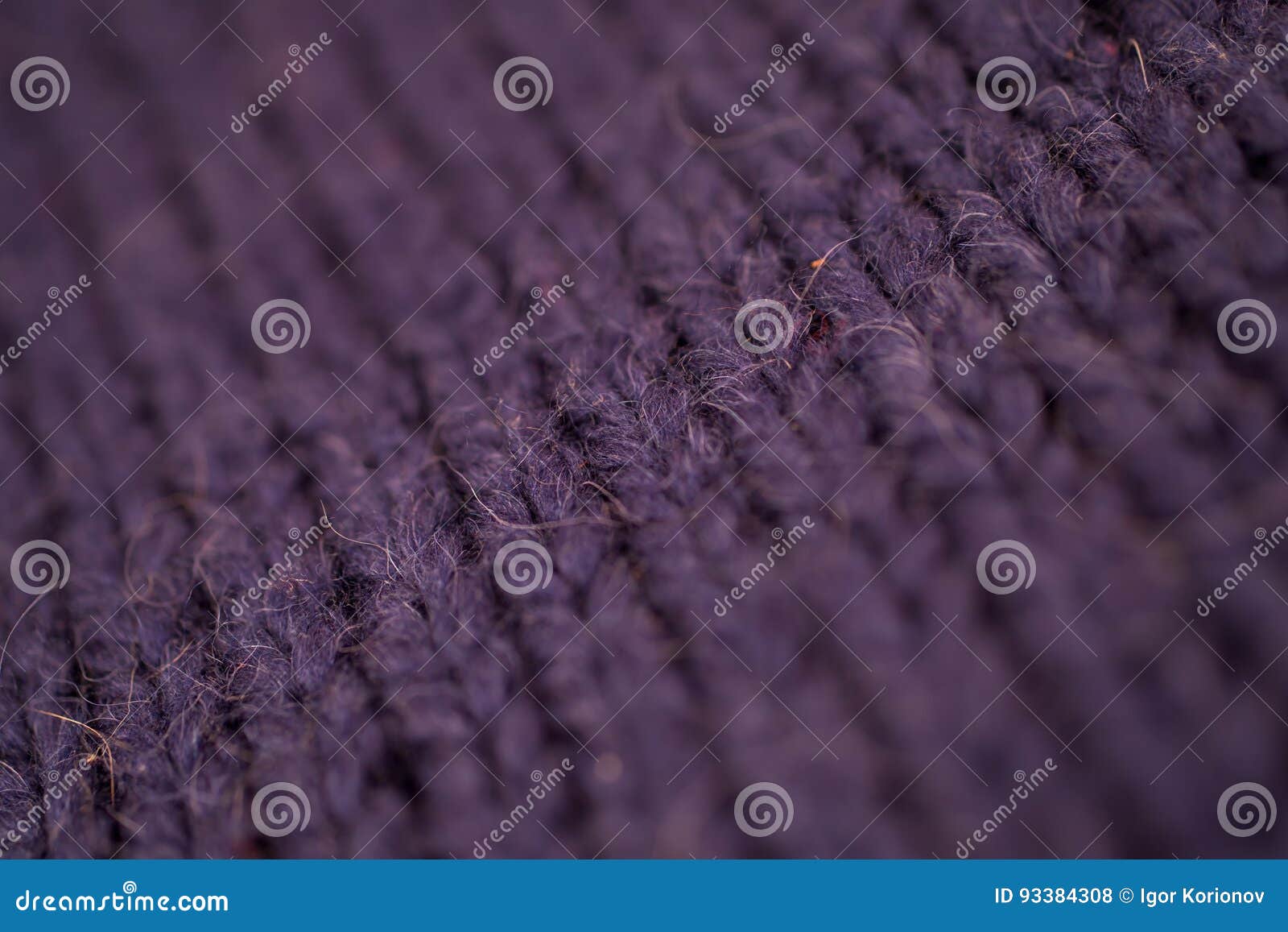 Texture of Dark Blue Knitted Woolen Fabric Stock Photo - Image of ...