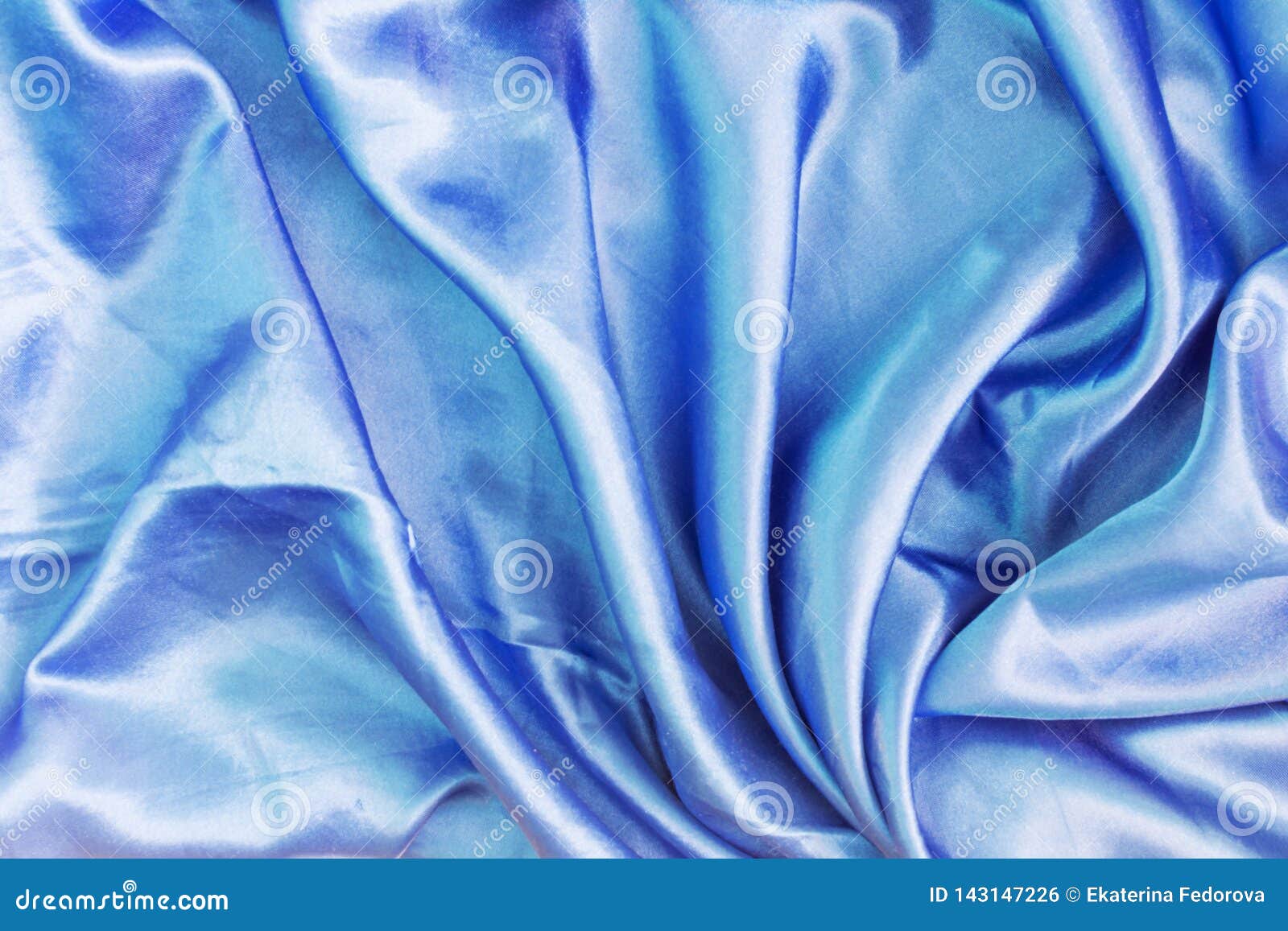The Texture of the Dark Blue Silk Fabric is Folded. Abstract Background ...
