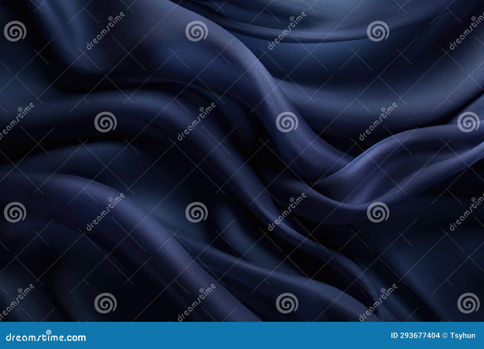 Texture of Dark Blue Silk Fabric Smooth Lines Stock Illustration ...