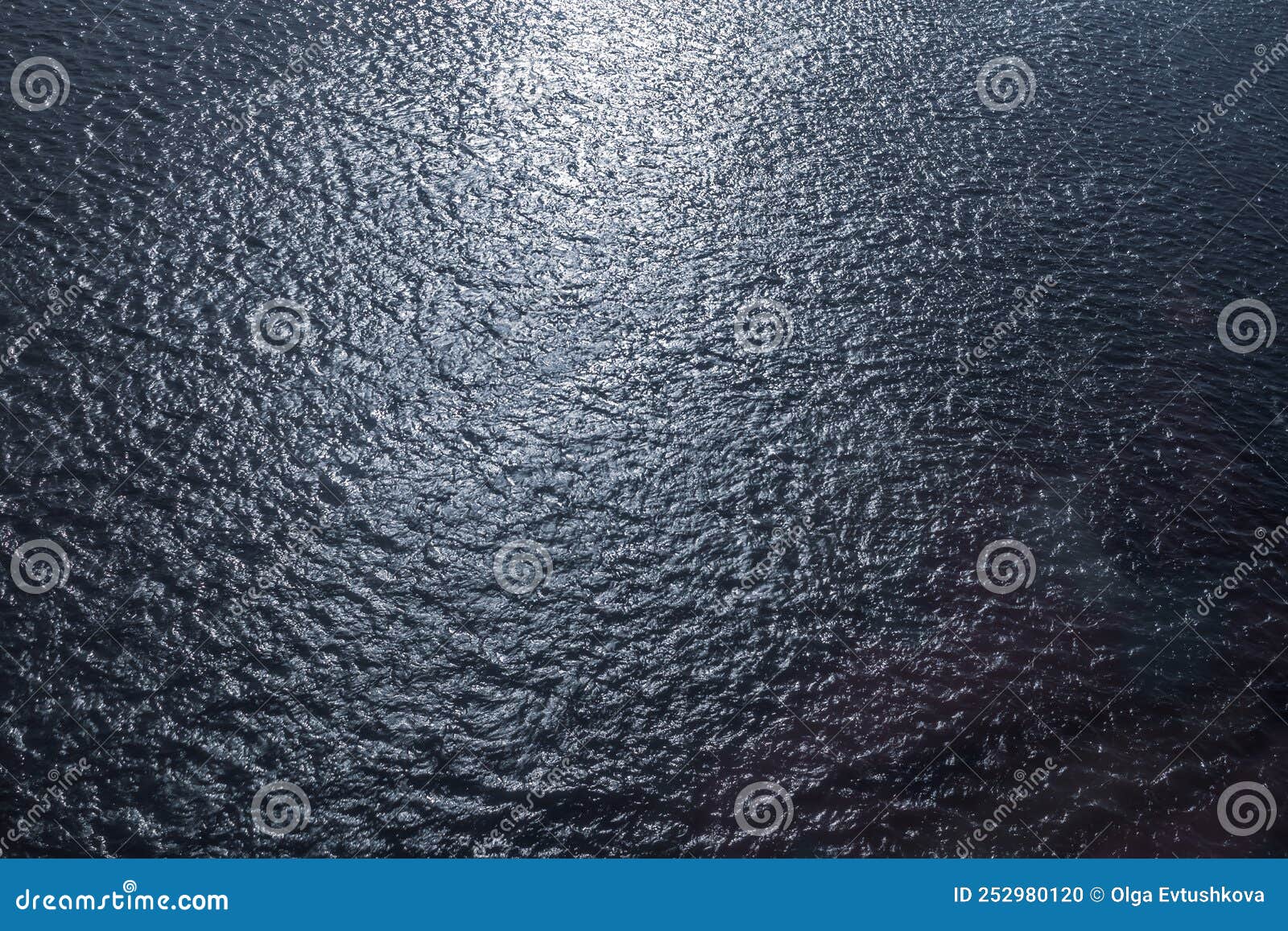 The Texture of Dark Blue Water of a River or Lake with Small Waves and ...