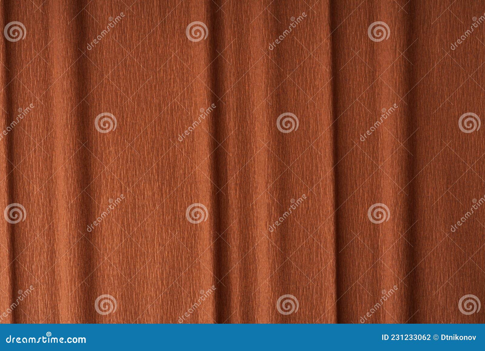 Texture of Dark Brown Paper Folded in Waves. Stock Photo - Image of ...