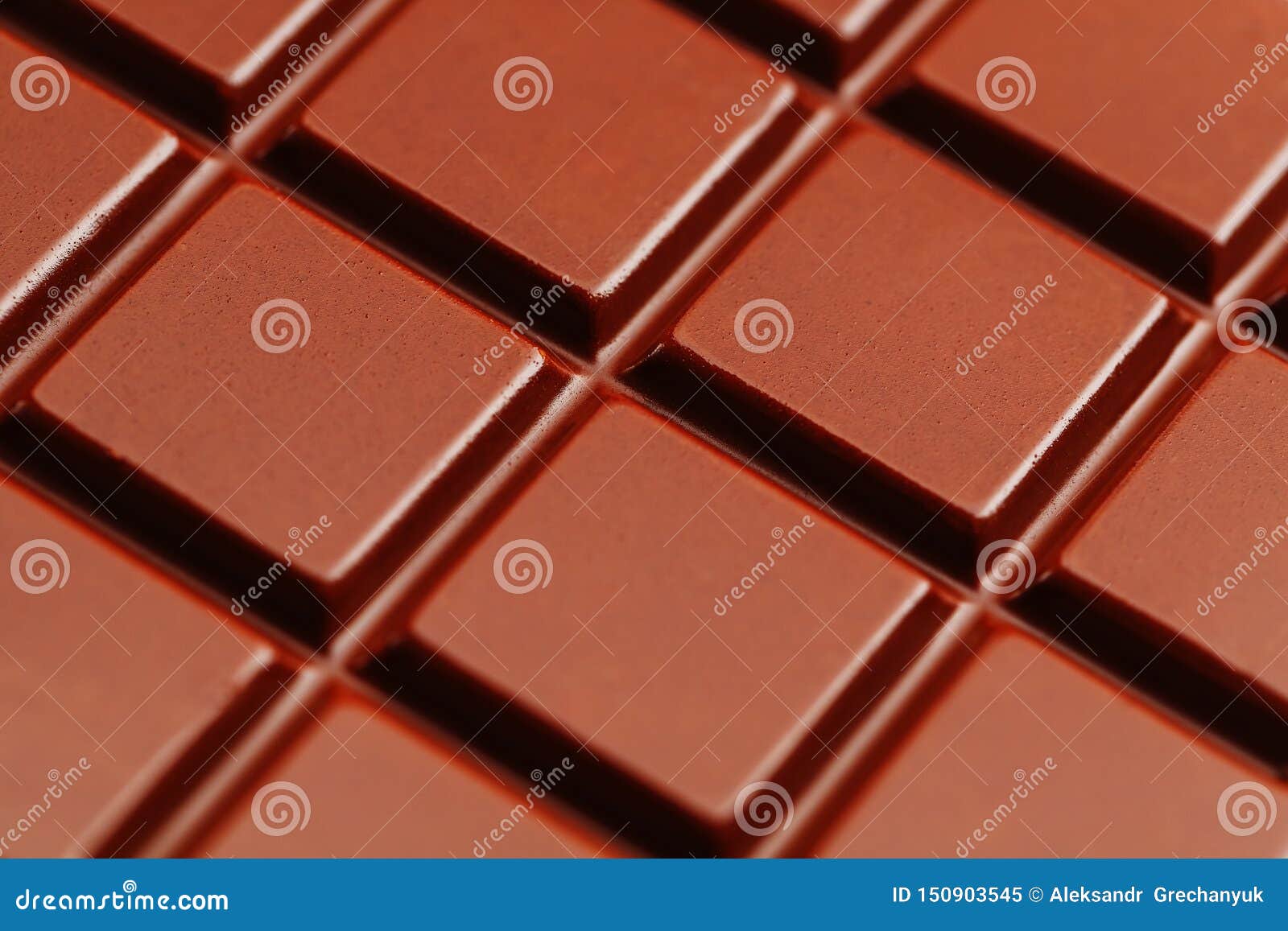 Texture of Dark Chocolate Close Up. Segments of a Chocolate Bar in ...