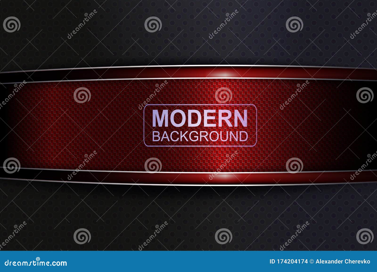 Texture Dark Composition with a Ribbed Frame in Red with a Brilliant ...