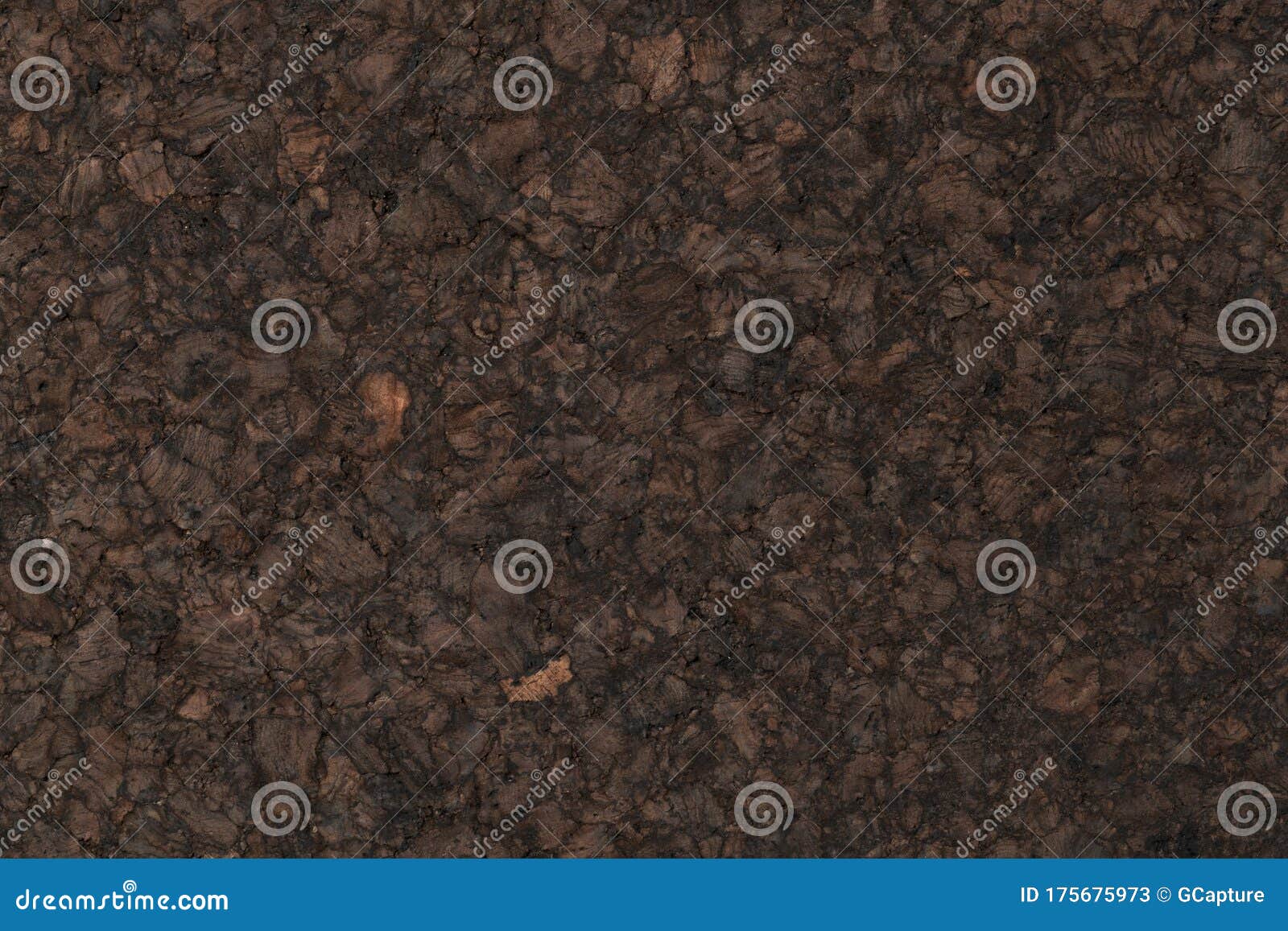Texture of Dark Cork with Oil Finish Stock Image - Image of closeup ...