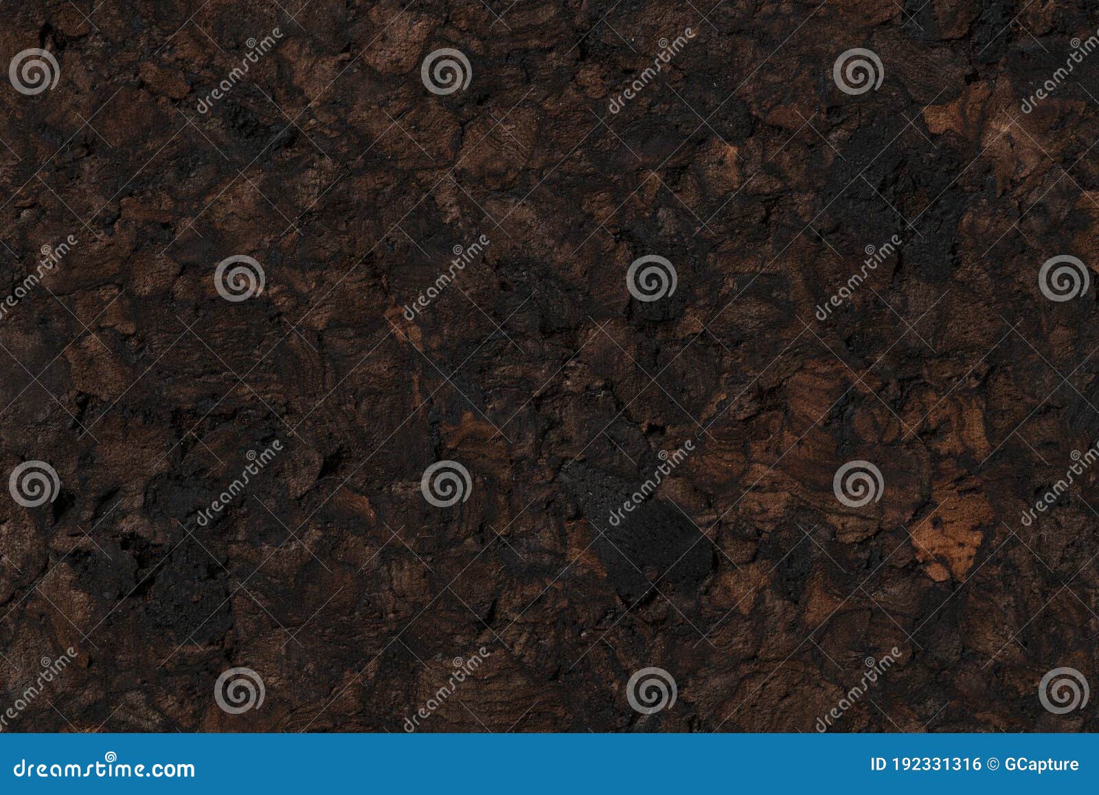 Texture of Dark Cork with Oil Finish Stock Photo - Image of decoration ...
